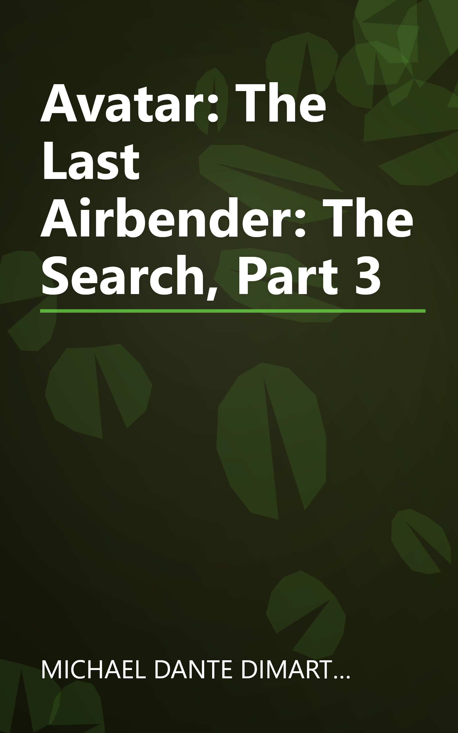 Avatar: The Last Airbender: The Search, Part 3 book cover