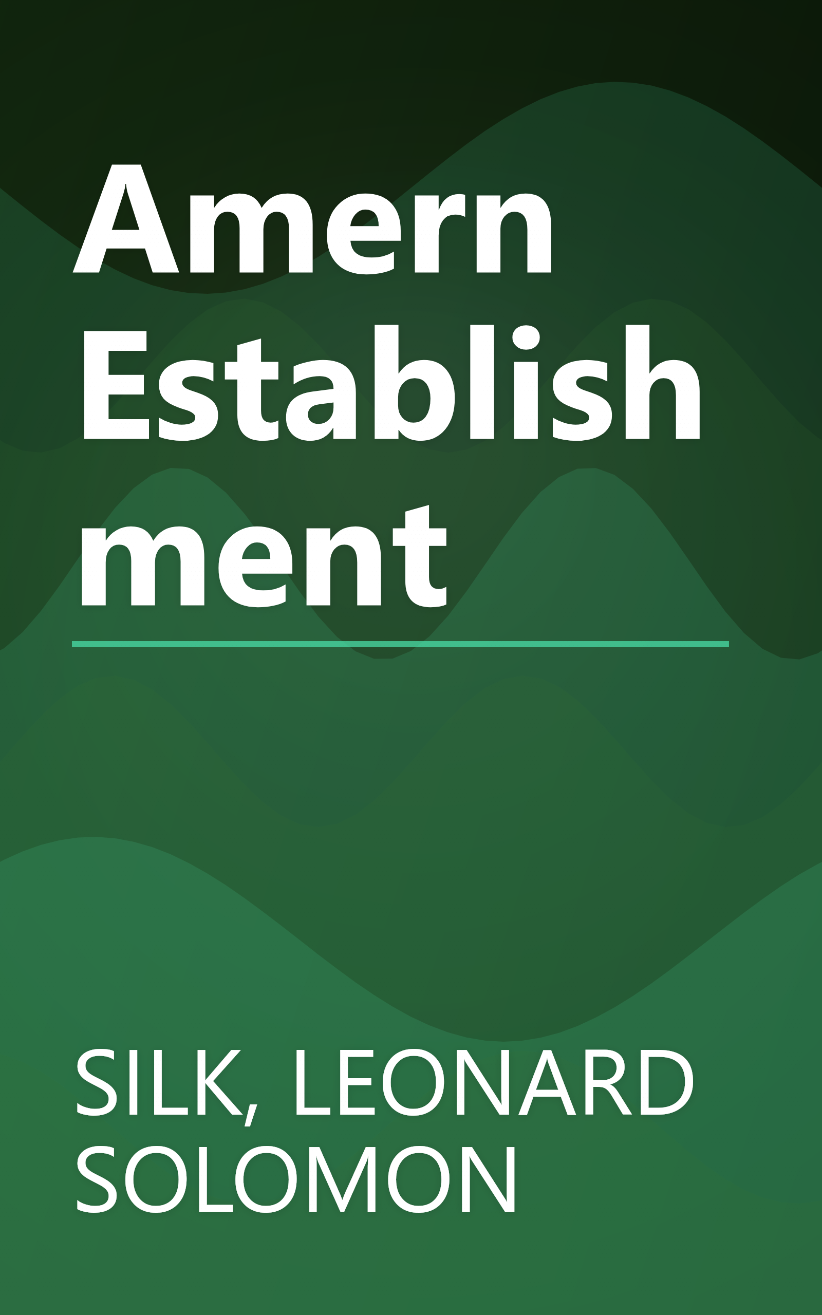 Amern Establishment book cover