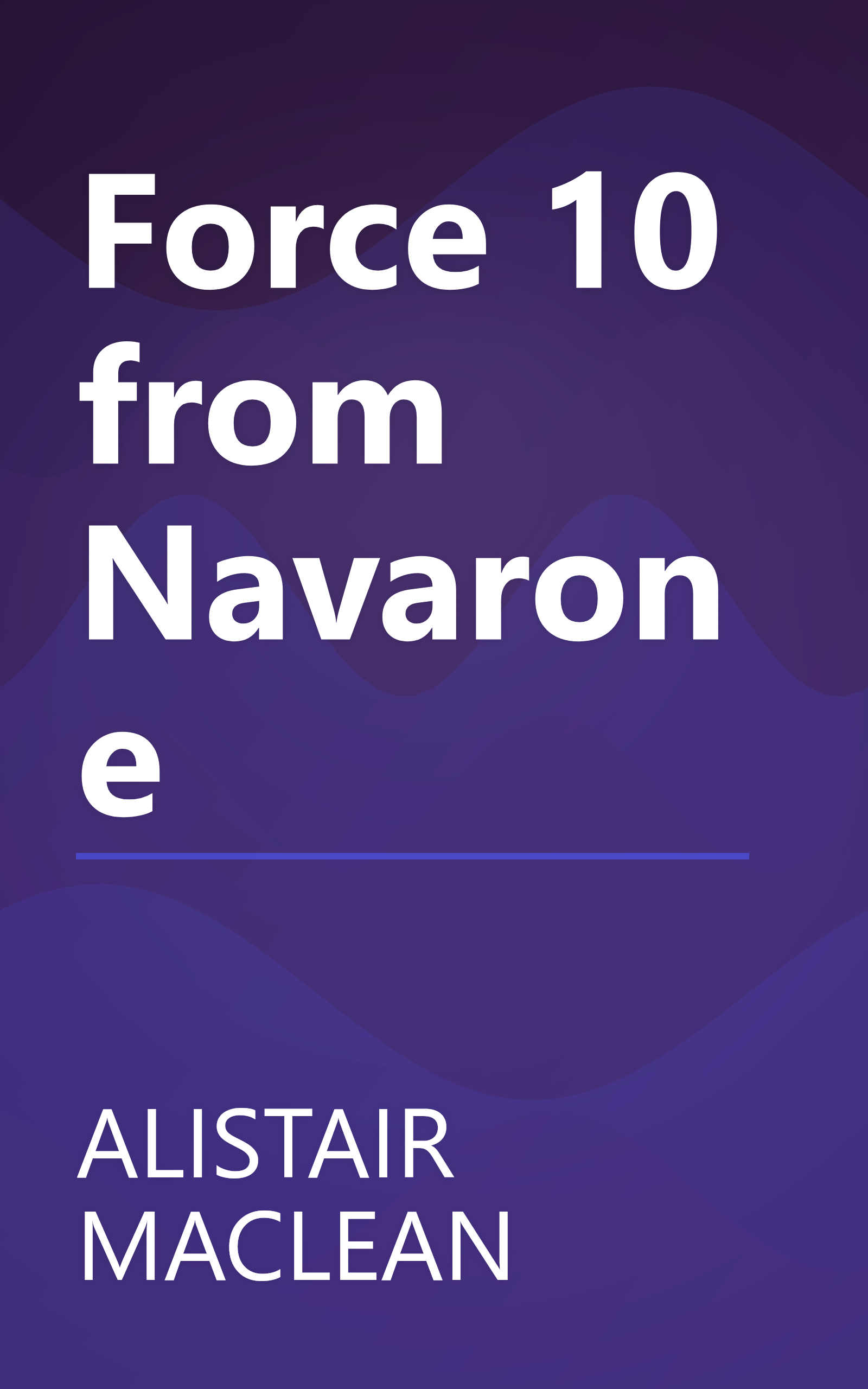 Force 10 from Navarone book cover