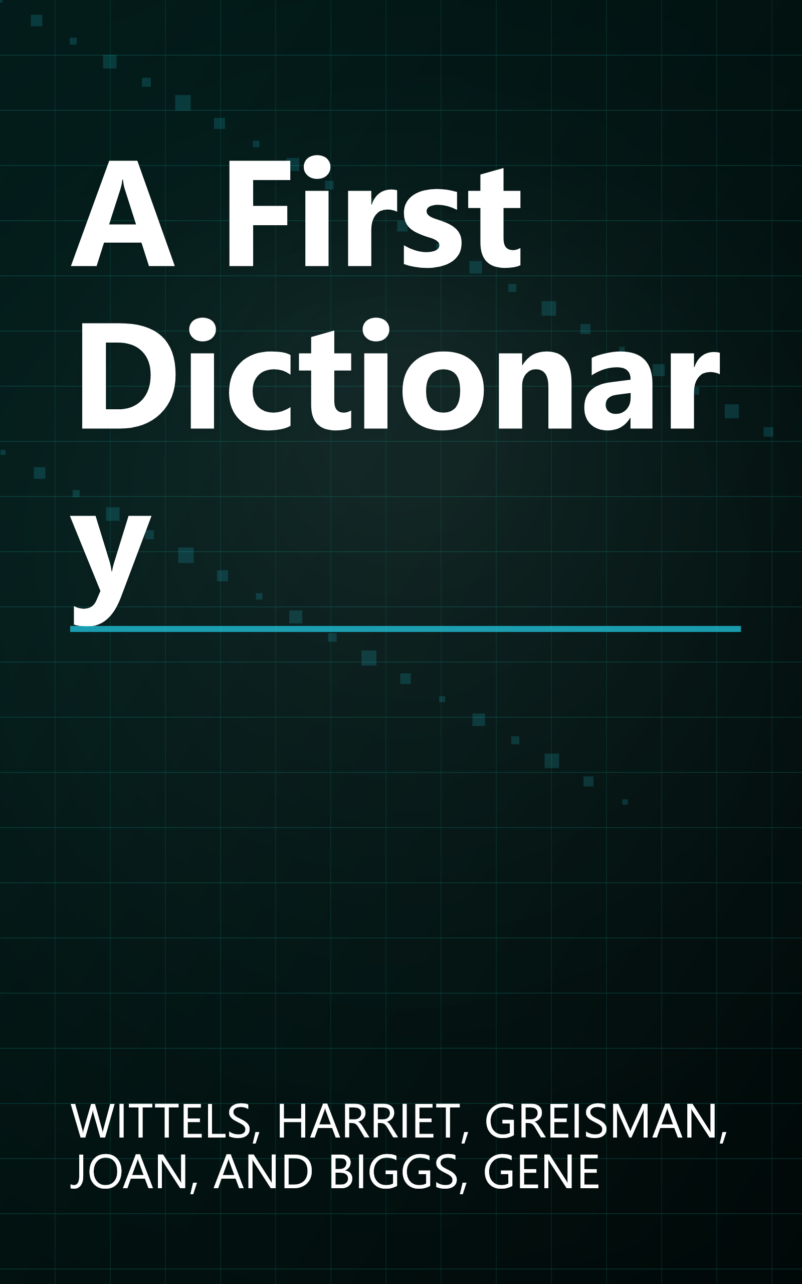 A First Dictionary book cover