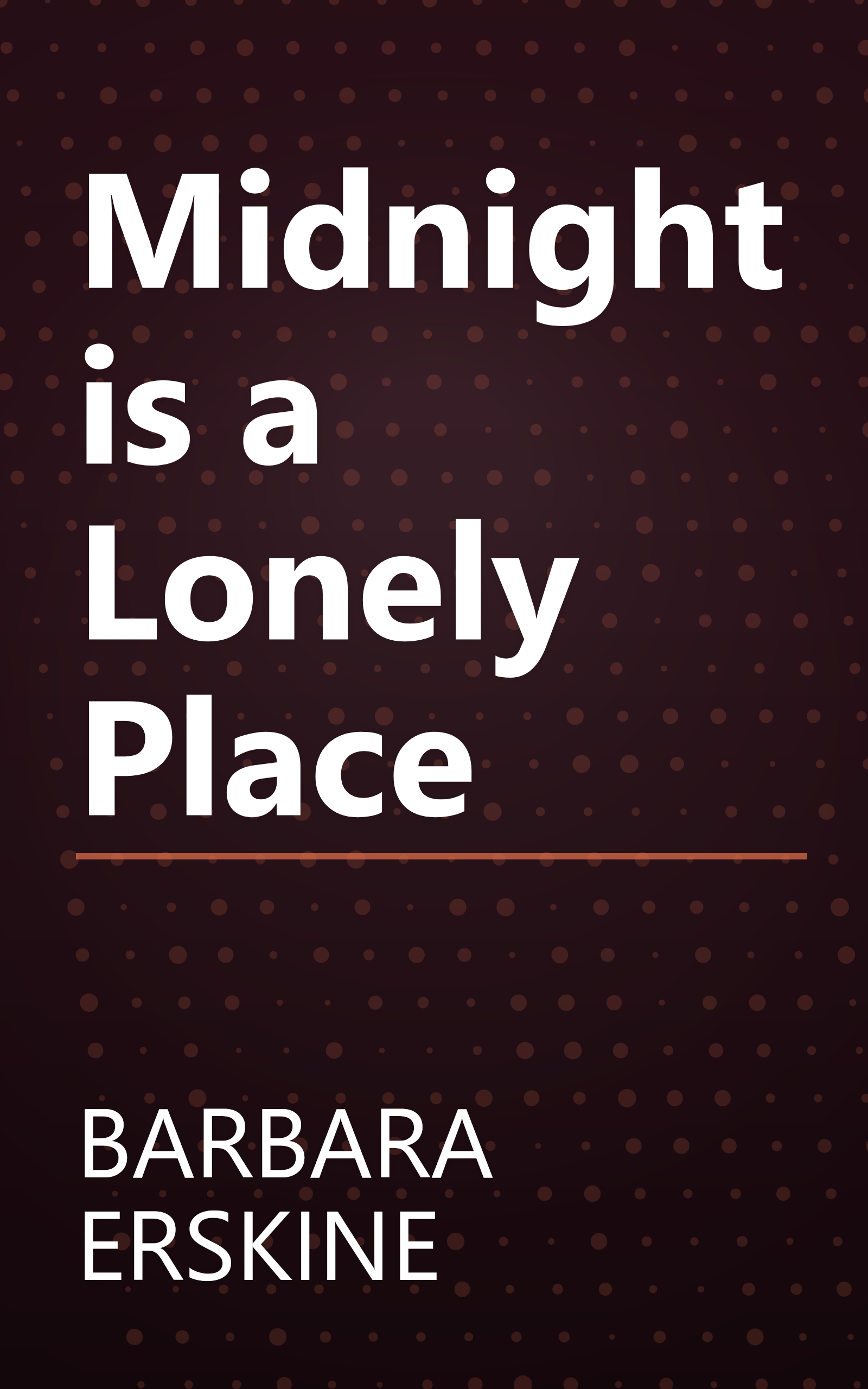 Midnight is a Lonely Place book cover