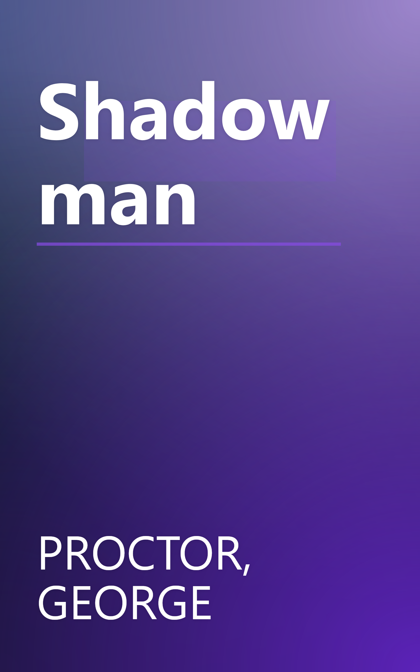Shadowman book cover