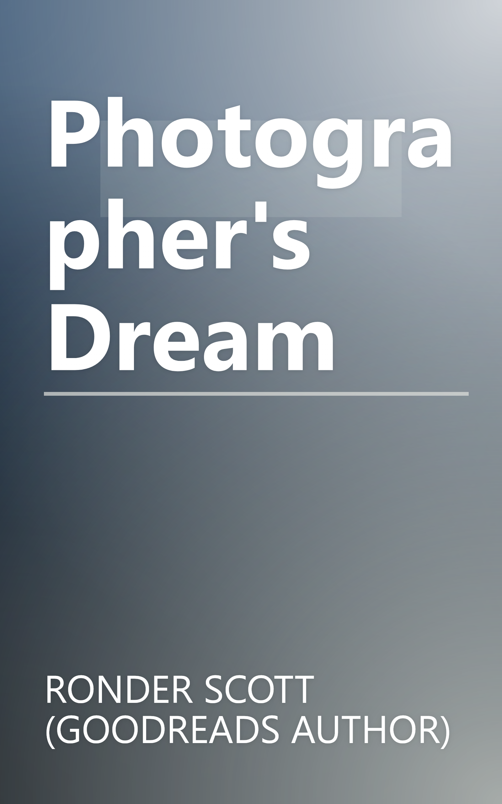 Photographer's Dream book cover