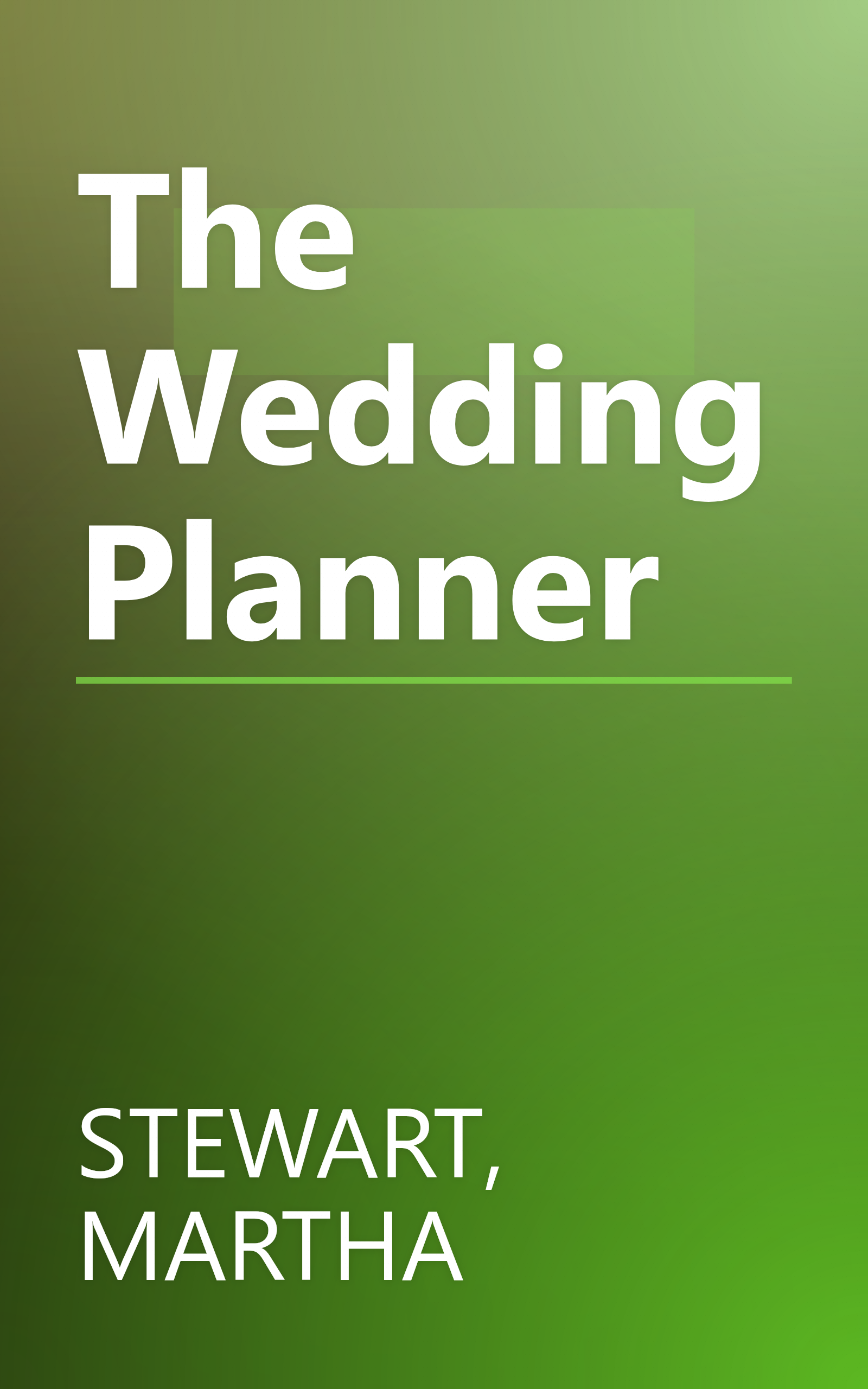 The Wedding Planner book cover