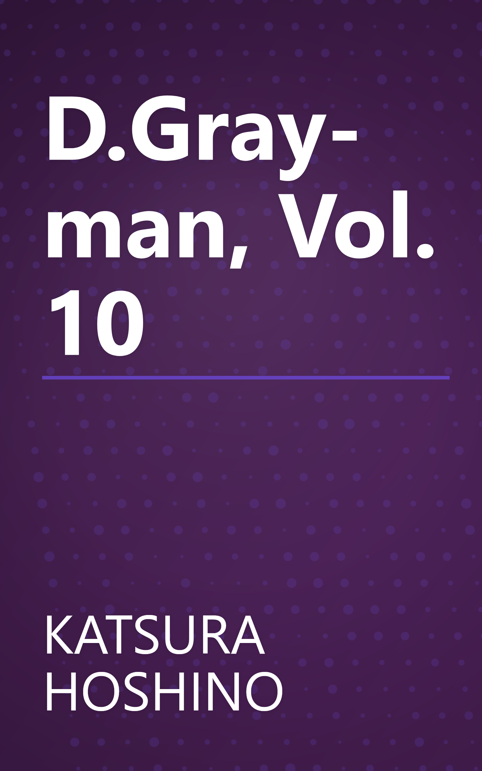 D.Gray-man, Vol. 10 book cover