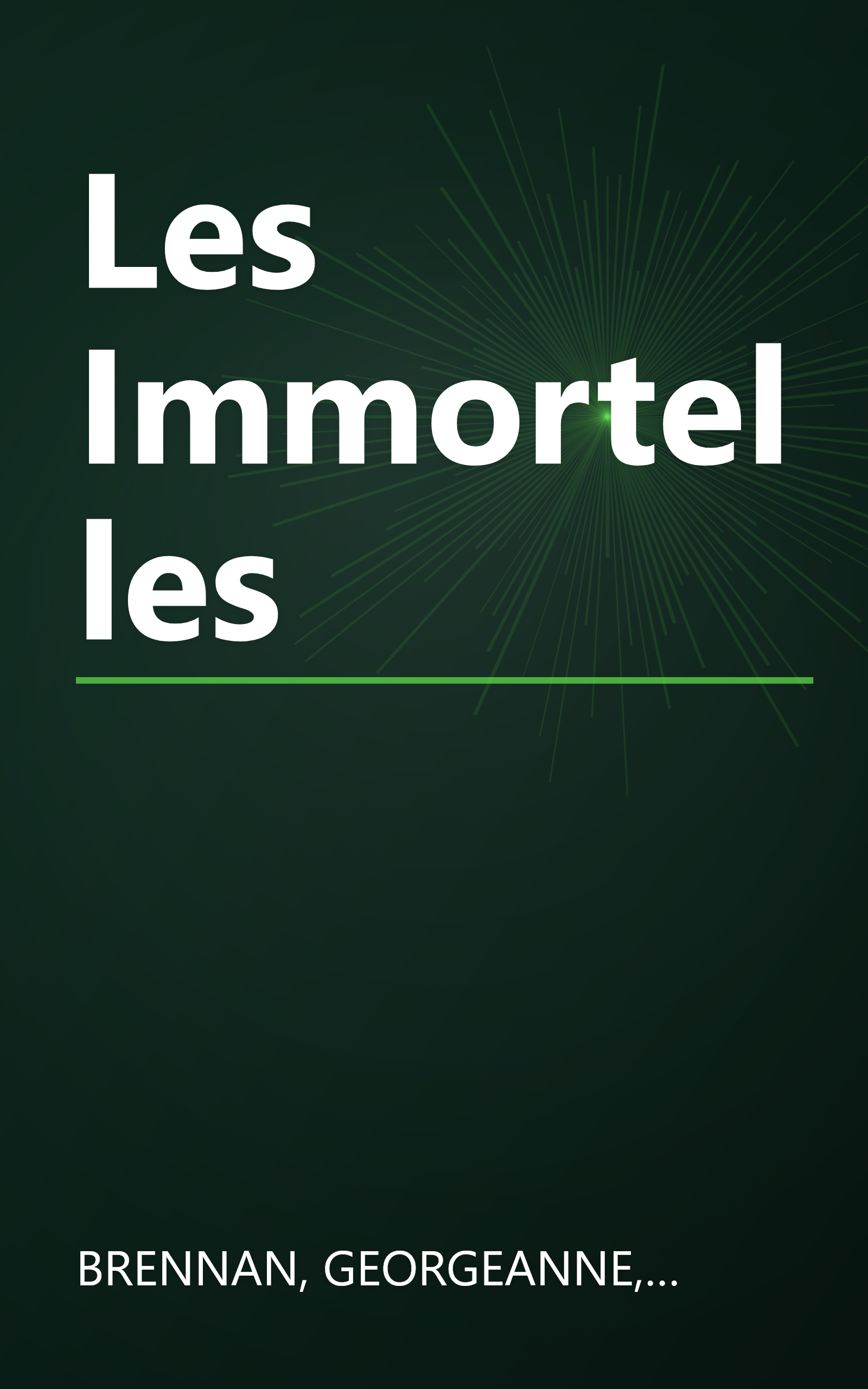 Les Immortelles book cover