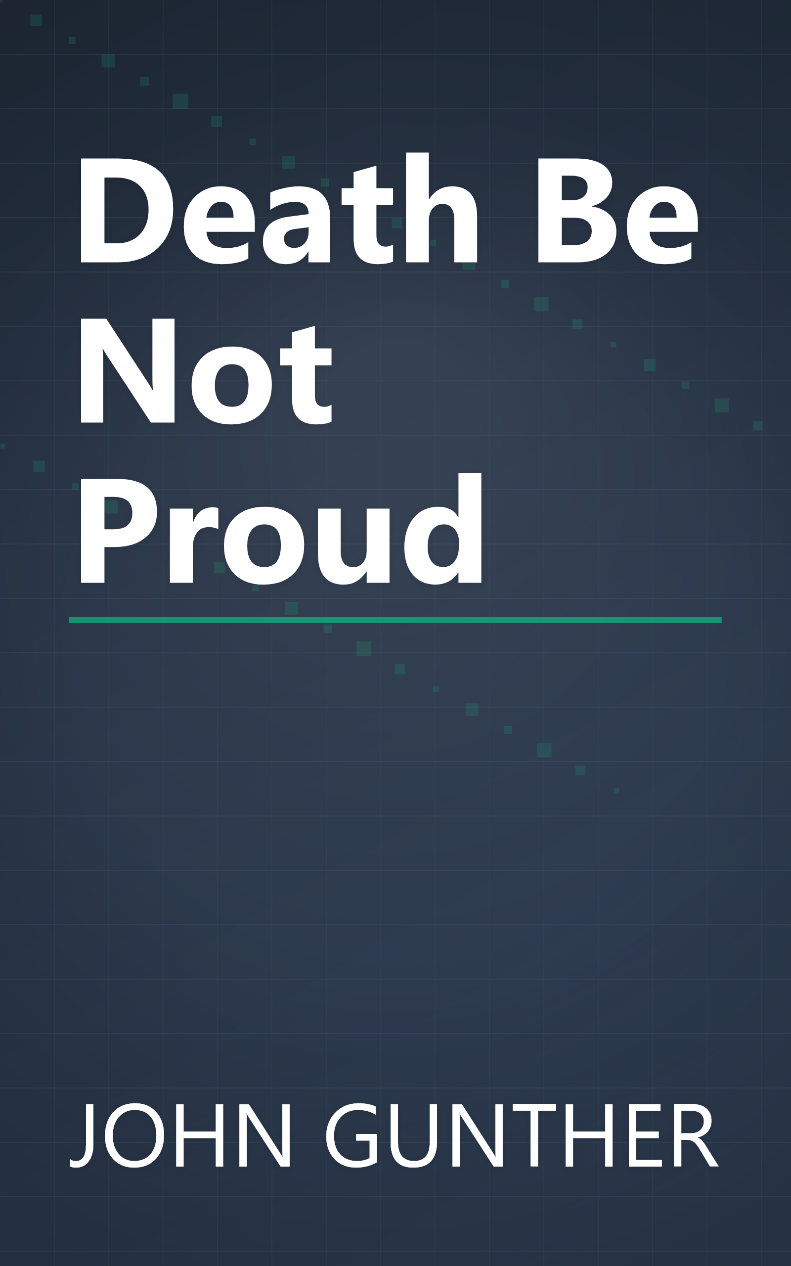 Death Be Not Proud book cover
