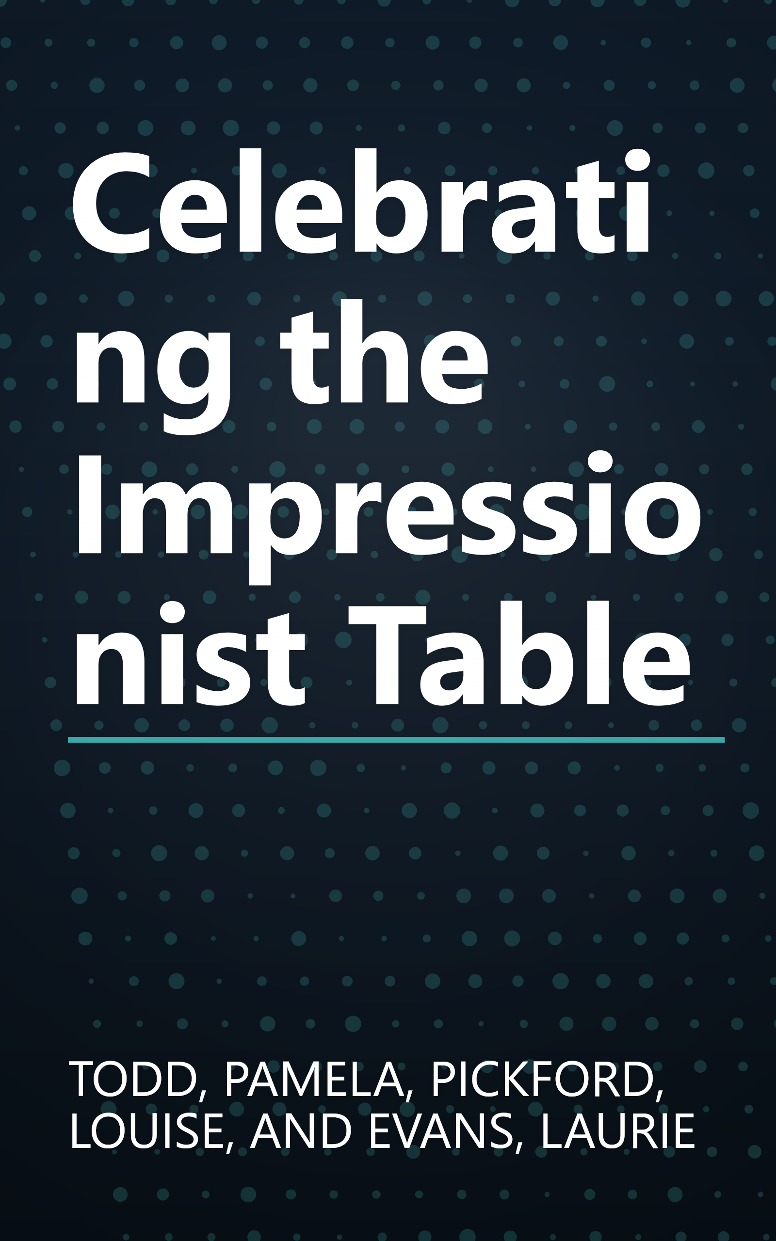 Celebrating the Impressionist Table book cover