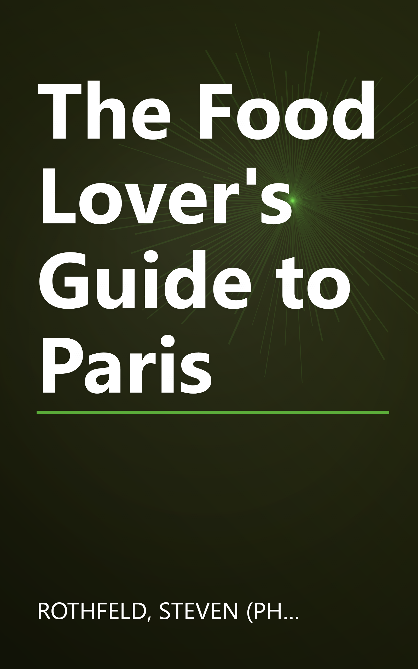 The Food Lover's Guide to Paris book cover