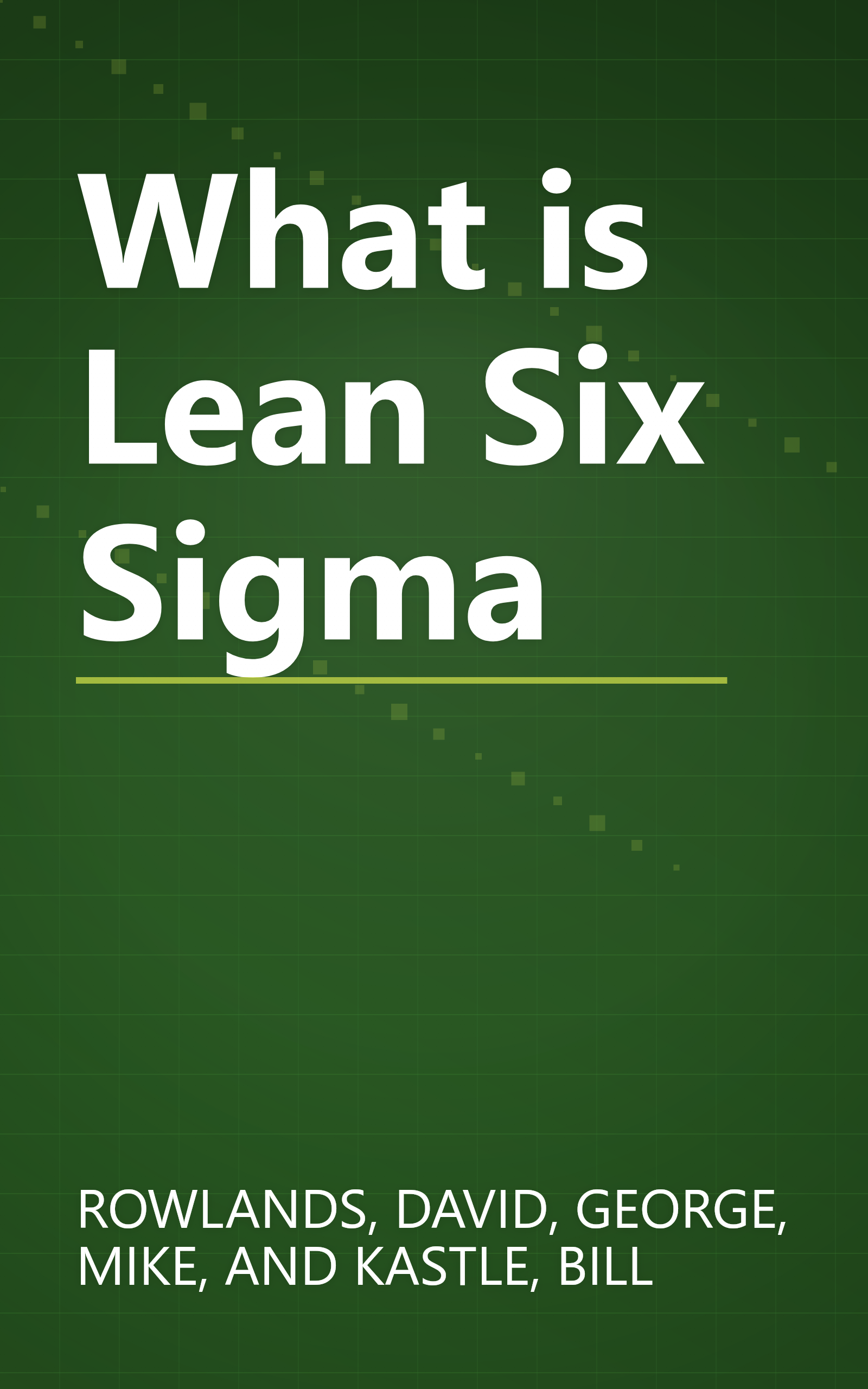 What is Lean Six Sigma book cover