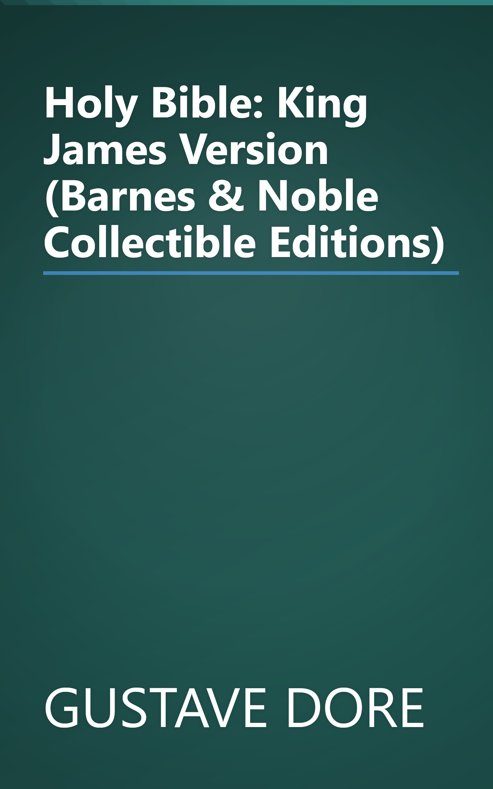 Holy Bible: King James Version (Barnes & Noble Collectible Editions) book cover