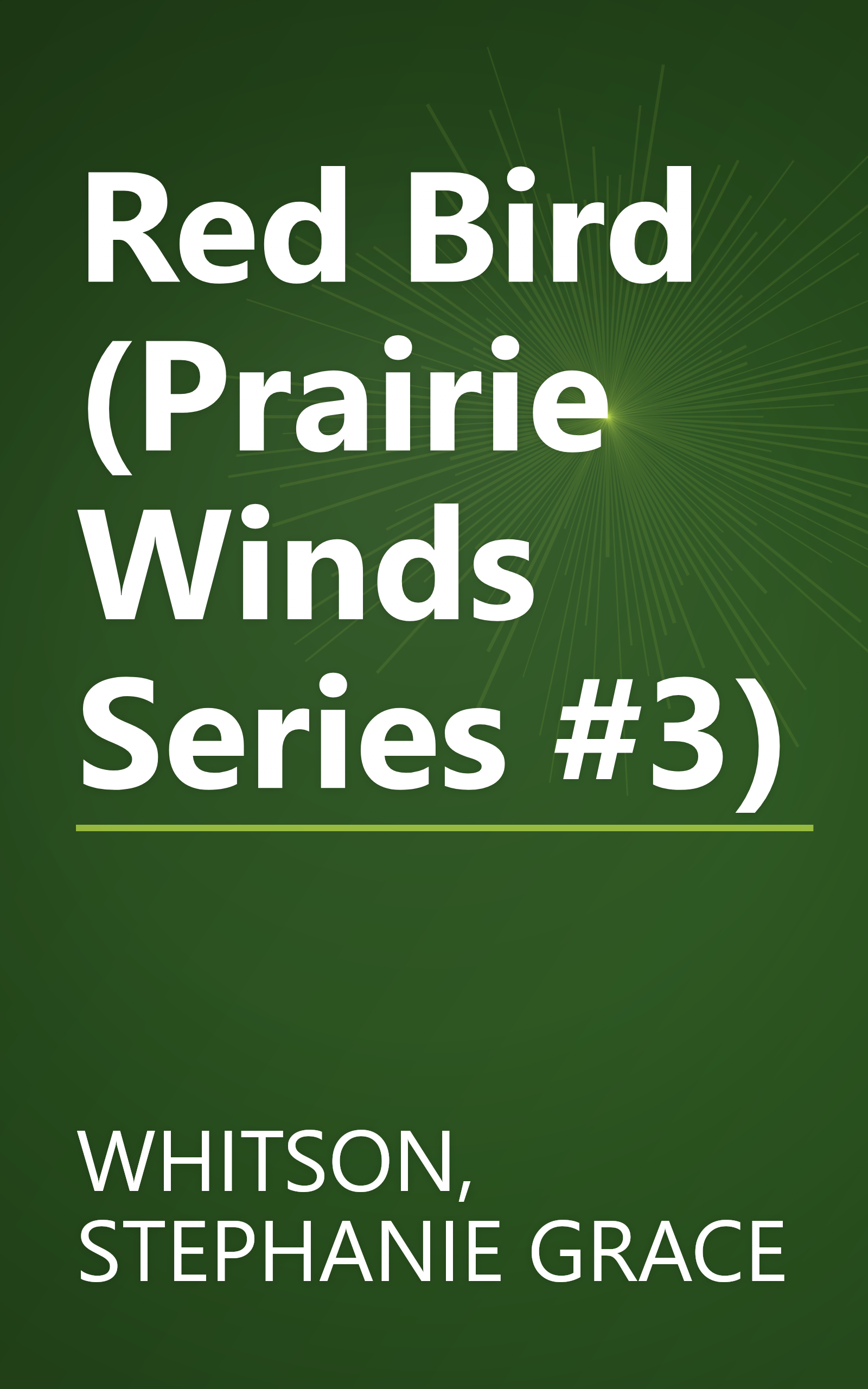 Red Bird (Prairie Winds Series #3) book cover