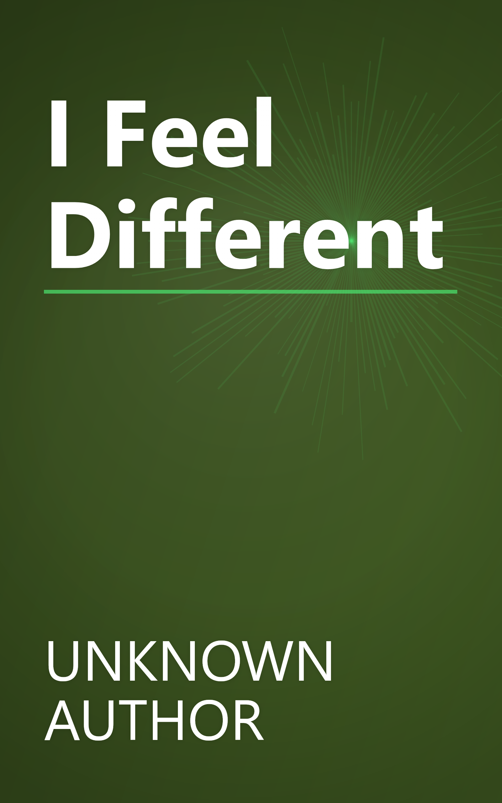I Feel Different book cover
