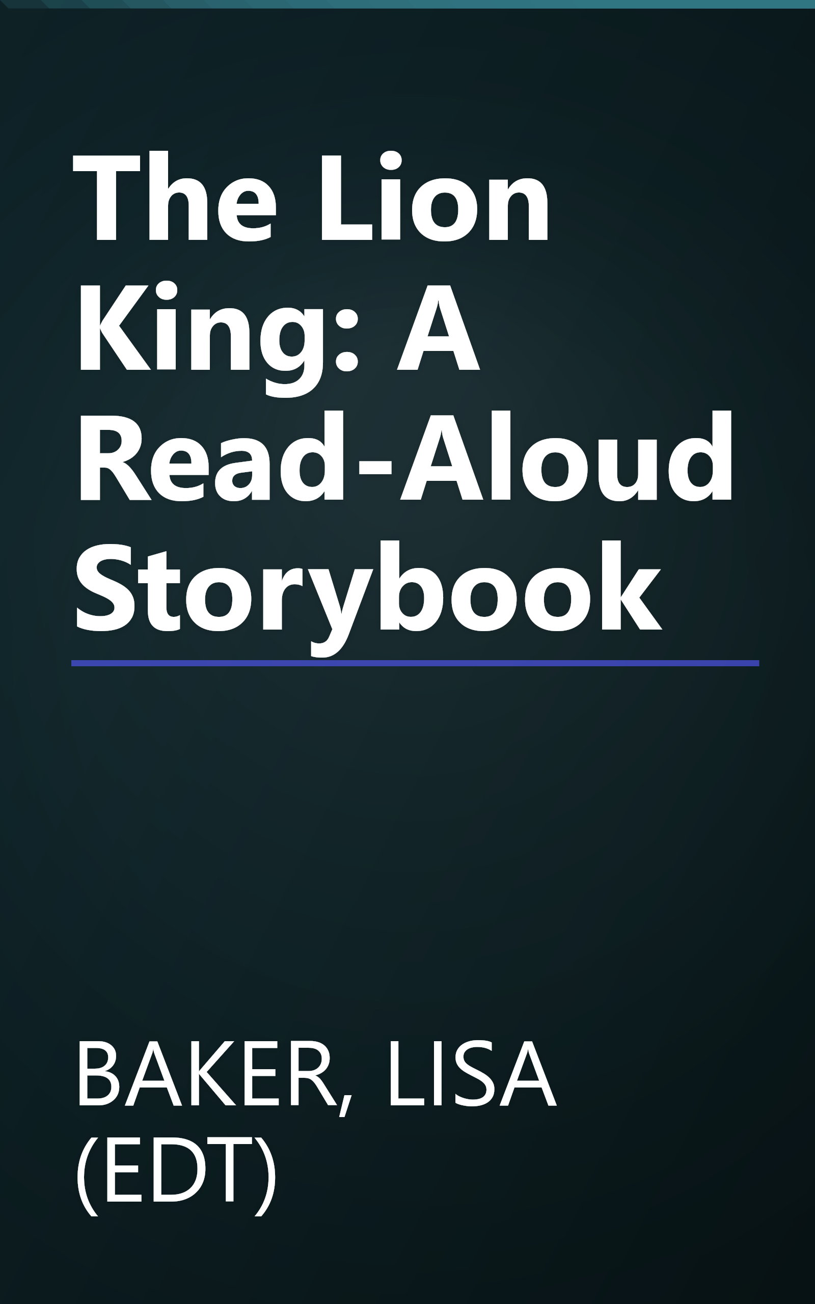 The Lion King: A Read-Aloud Storybook book cover