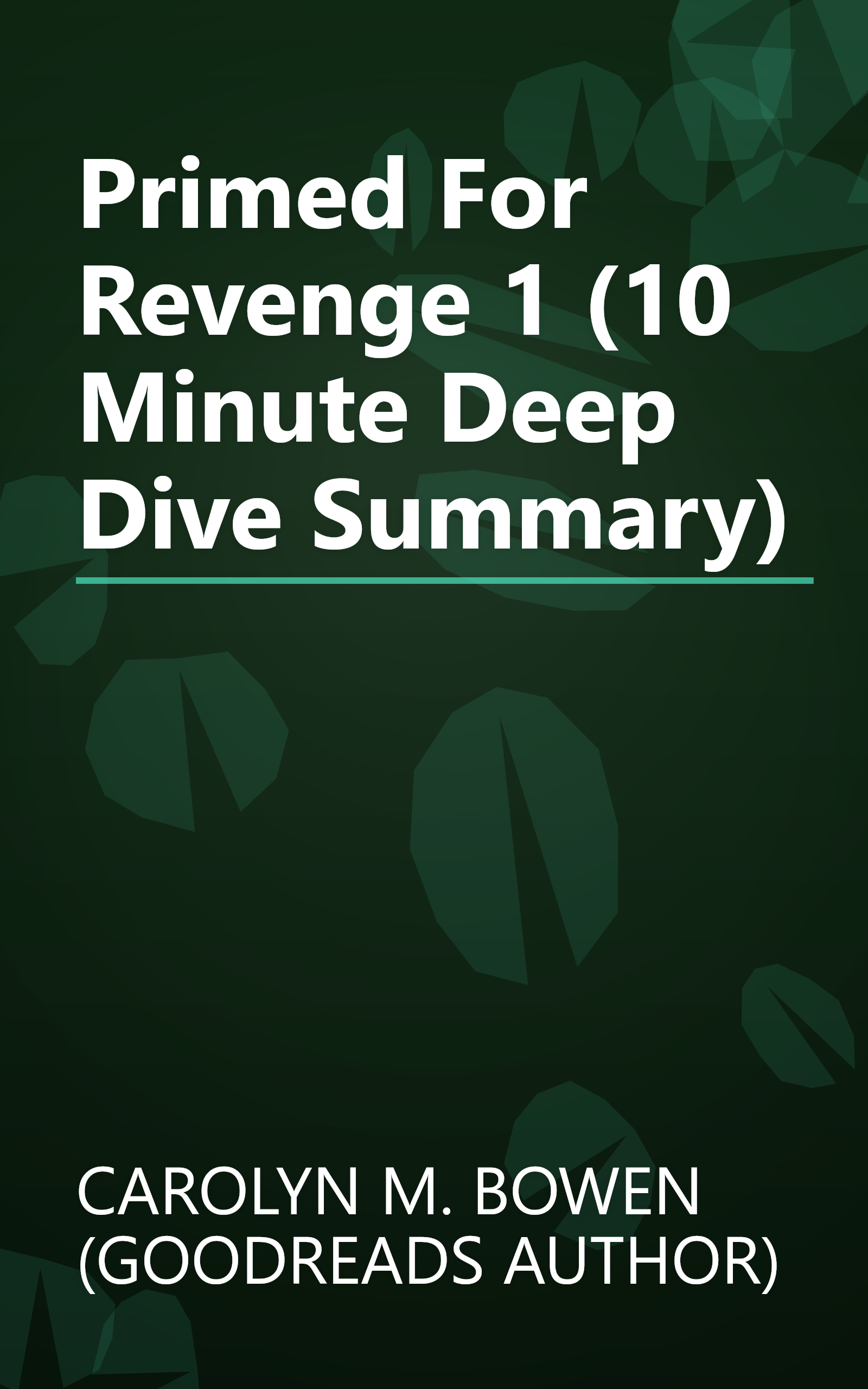 Primed For Revenge 1 (10 Minute   Deep Dive Summary) book cover