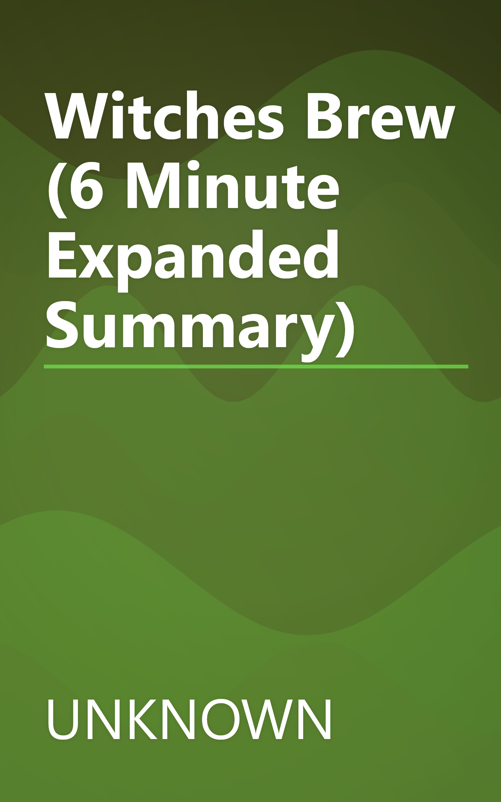 Witches  Brew (6 Minute   Expanded Summary) book cover