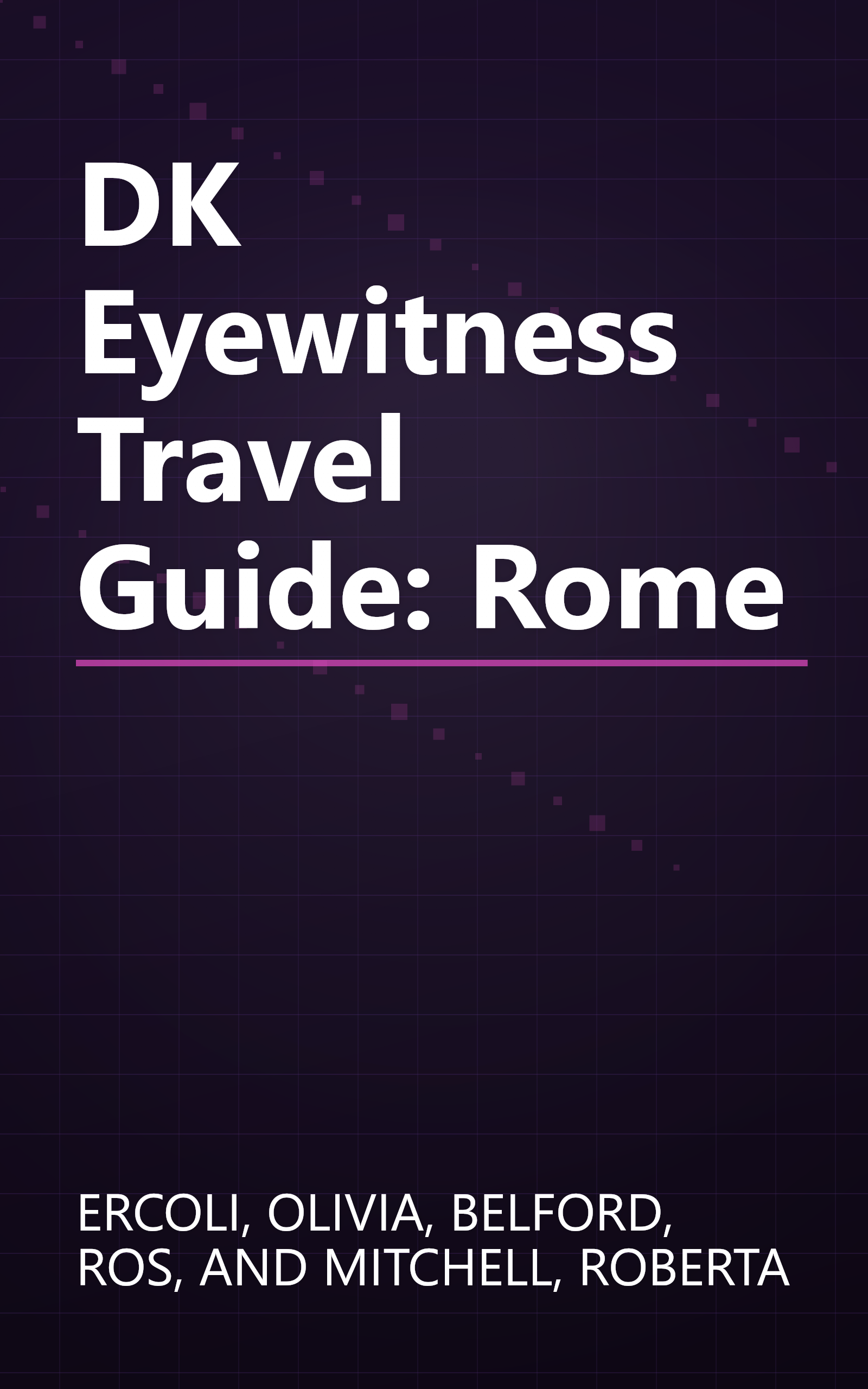 DK Eyewitness Travel Guide: Rome book cover