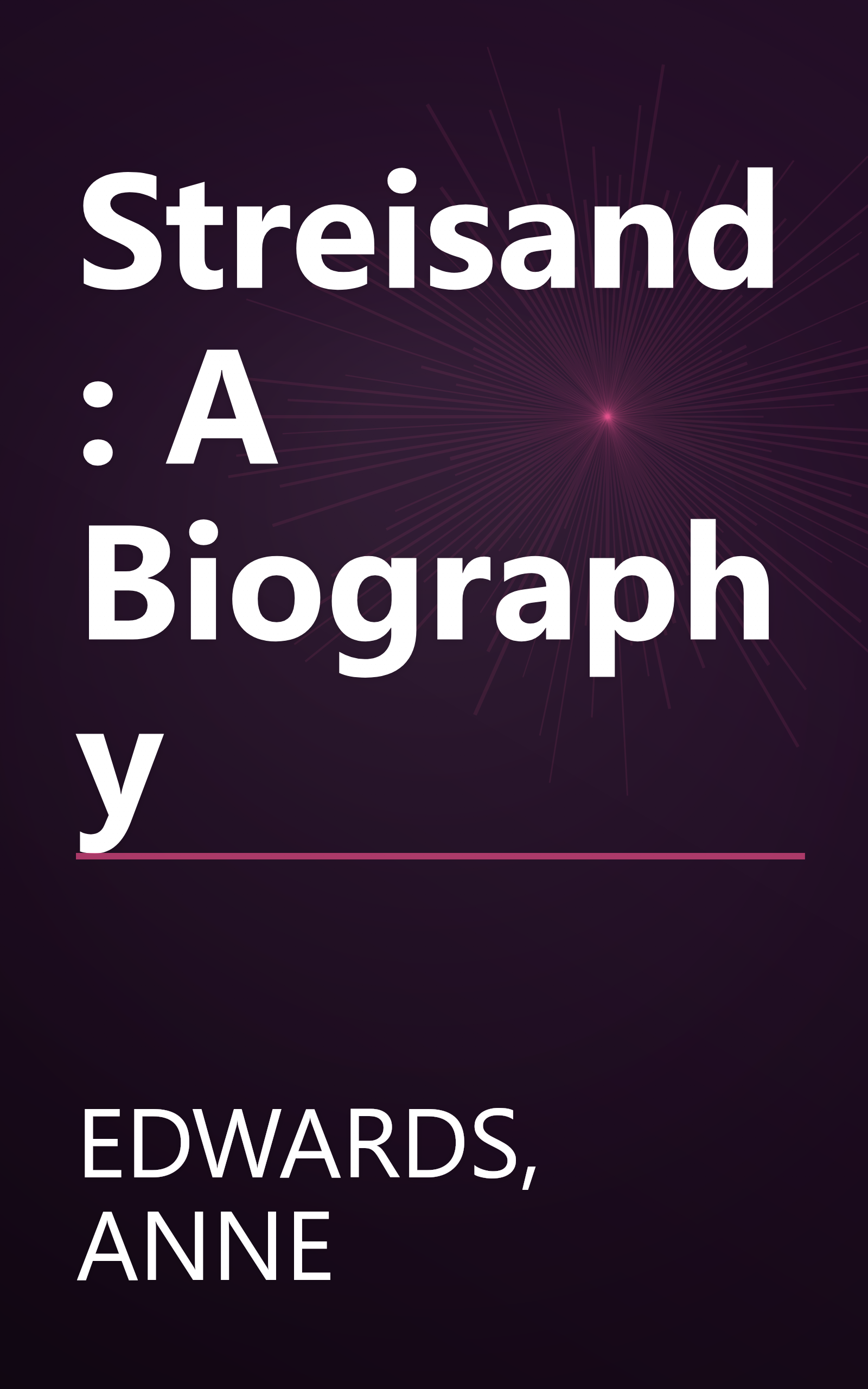 Streisand: A Biography book cover