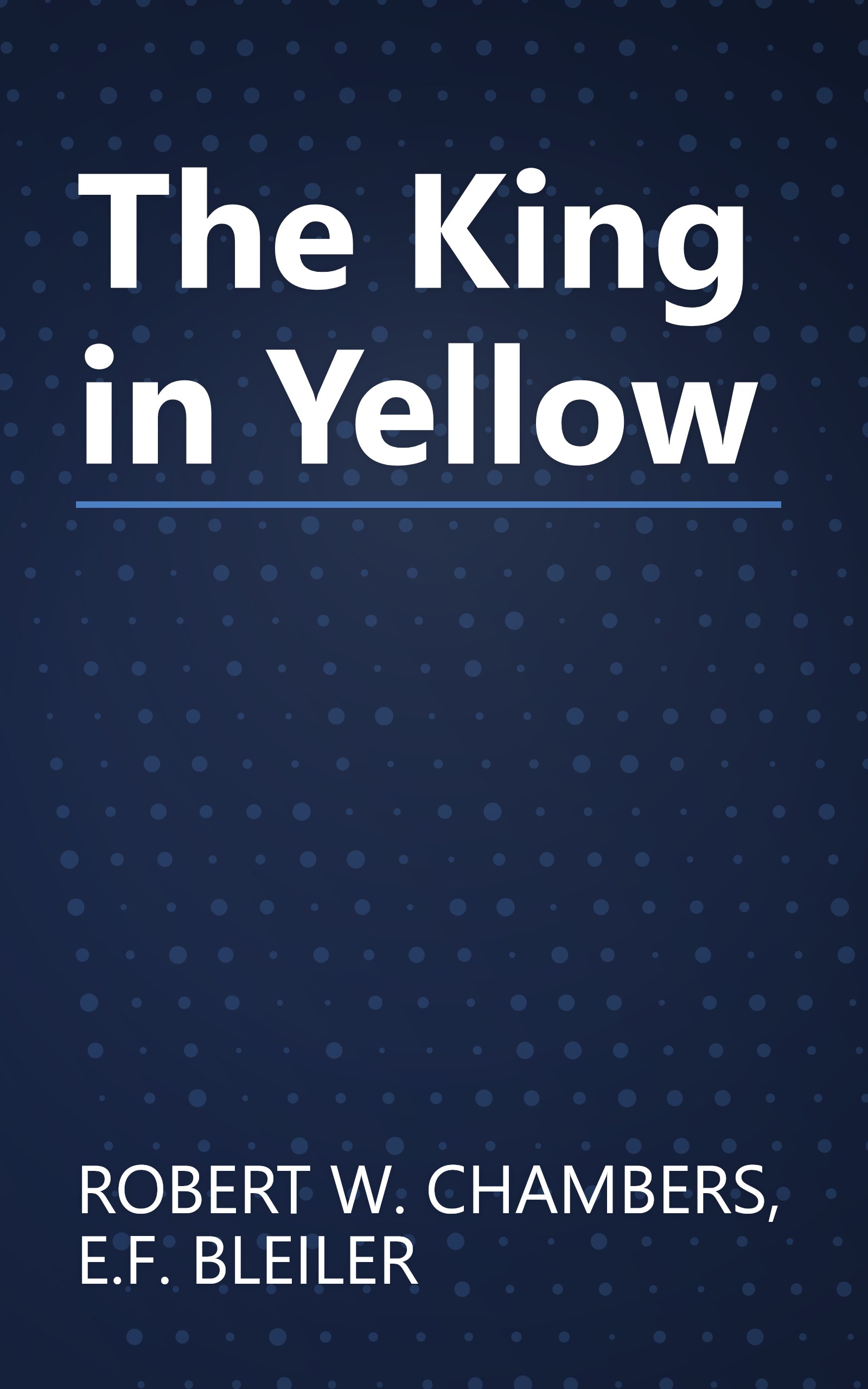 The King in Yellow book cover