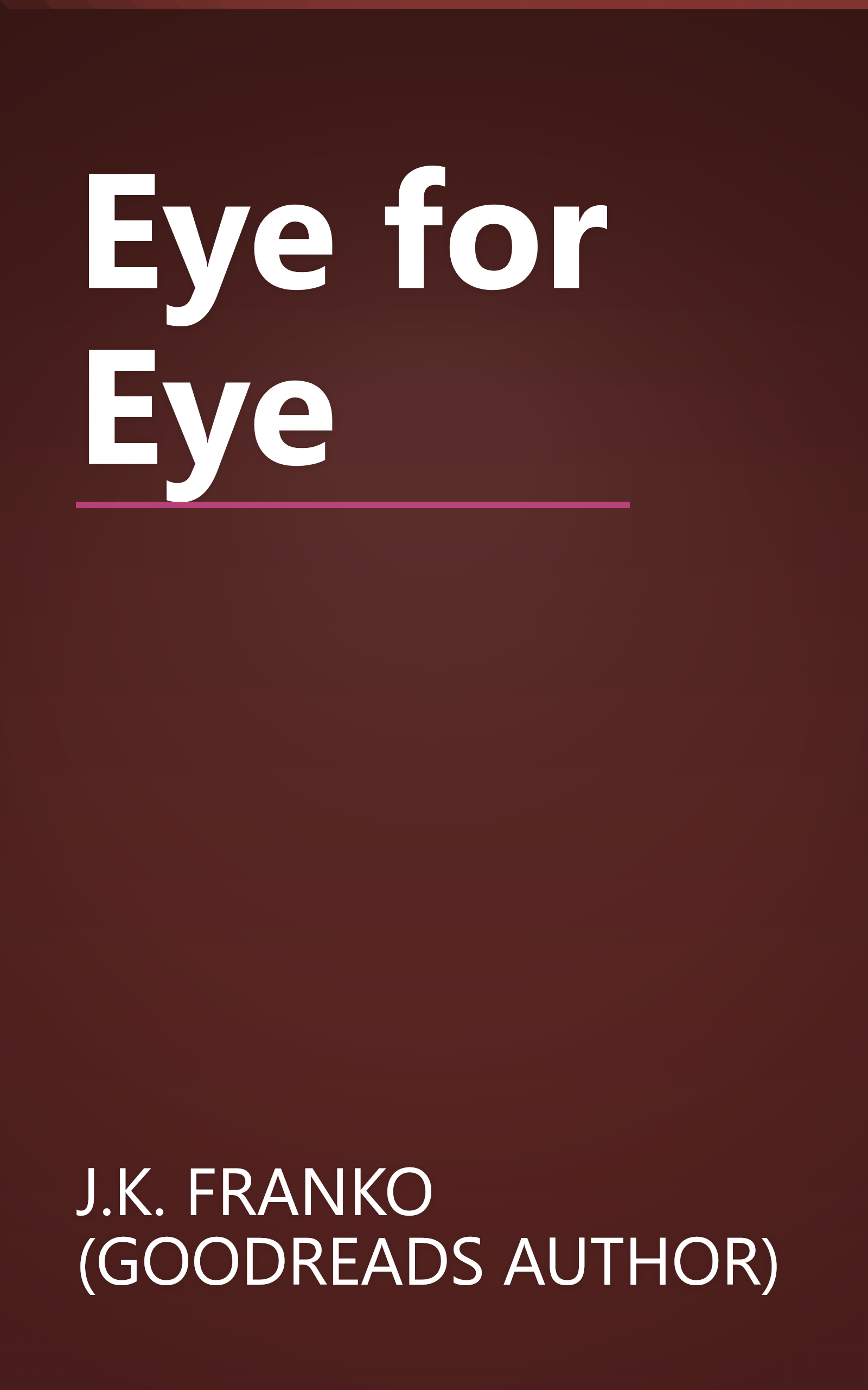 Eye for Eye book cover