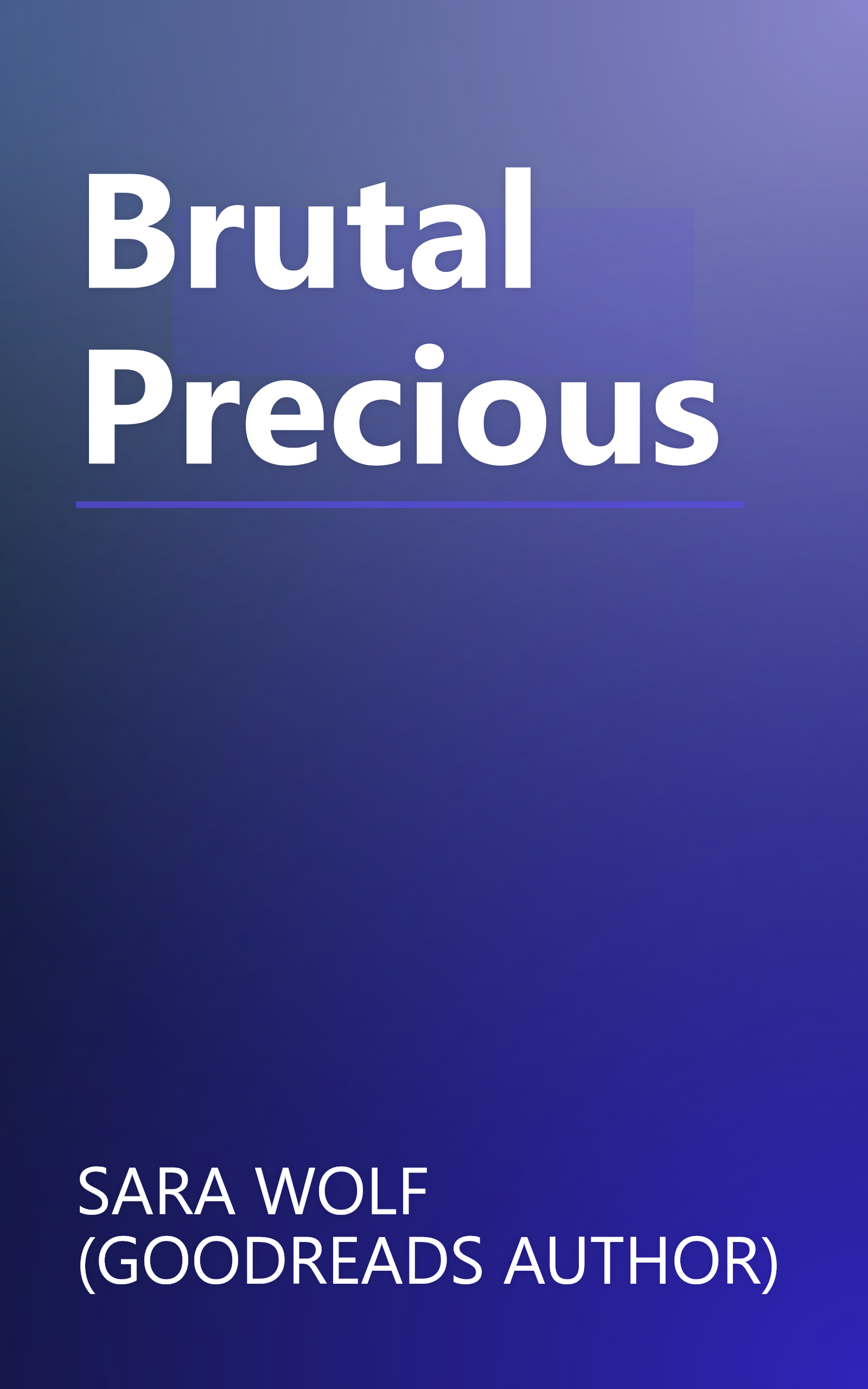 Brutal Precious book cover