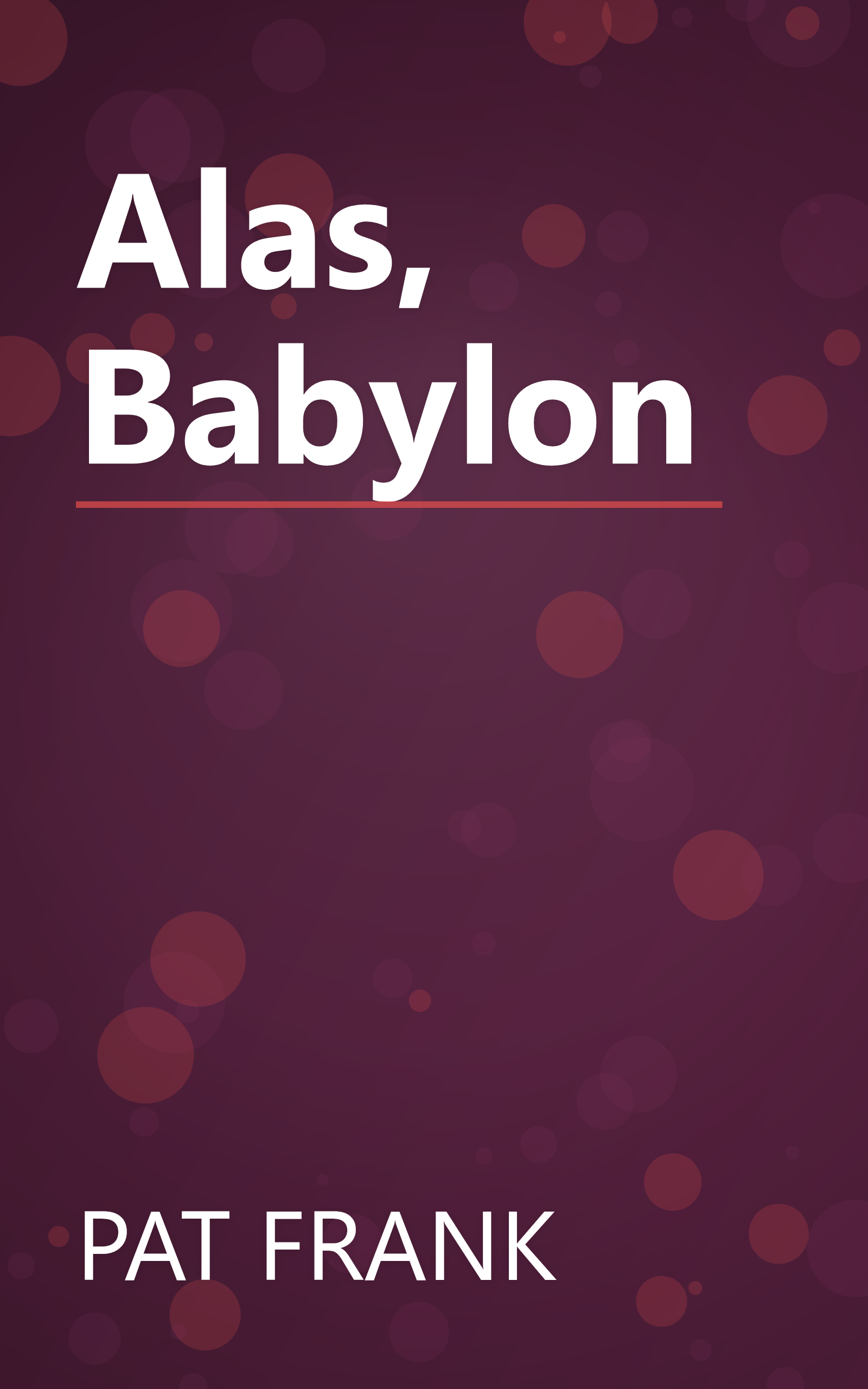 Alas, Babylon book cover