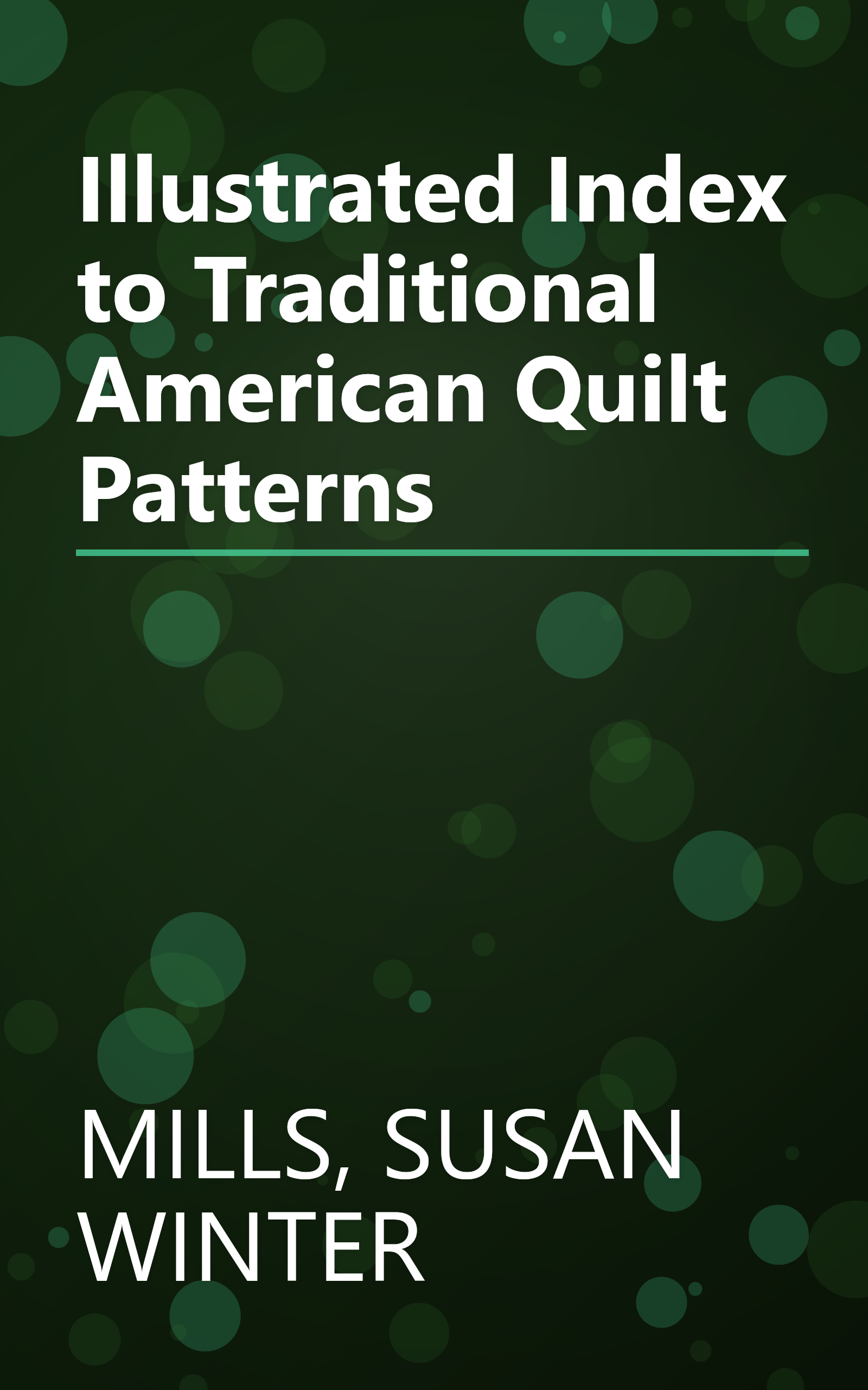 Illustrated Index to Traditional American Quilt Patterns book cover