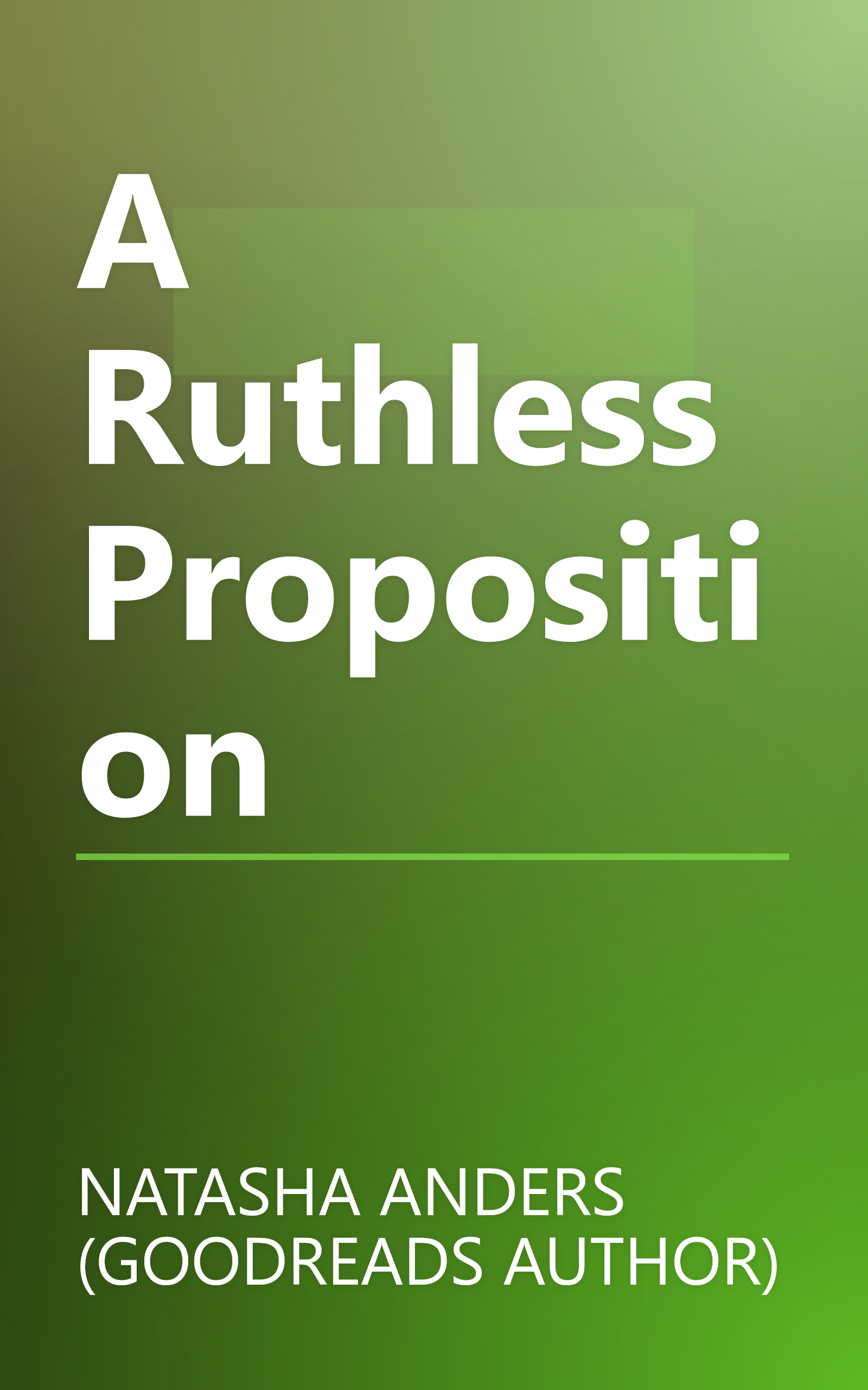 A Ruthless Proposition book cover