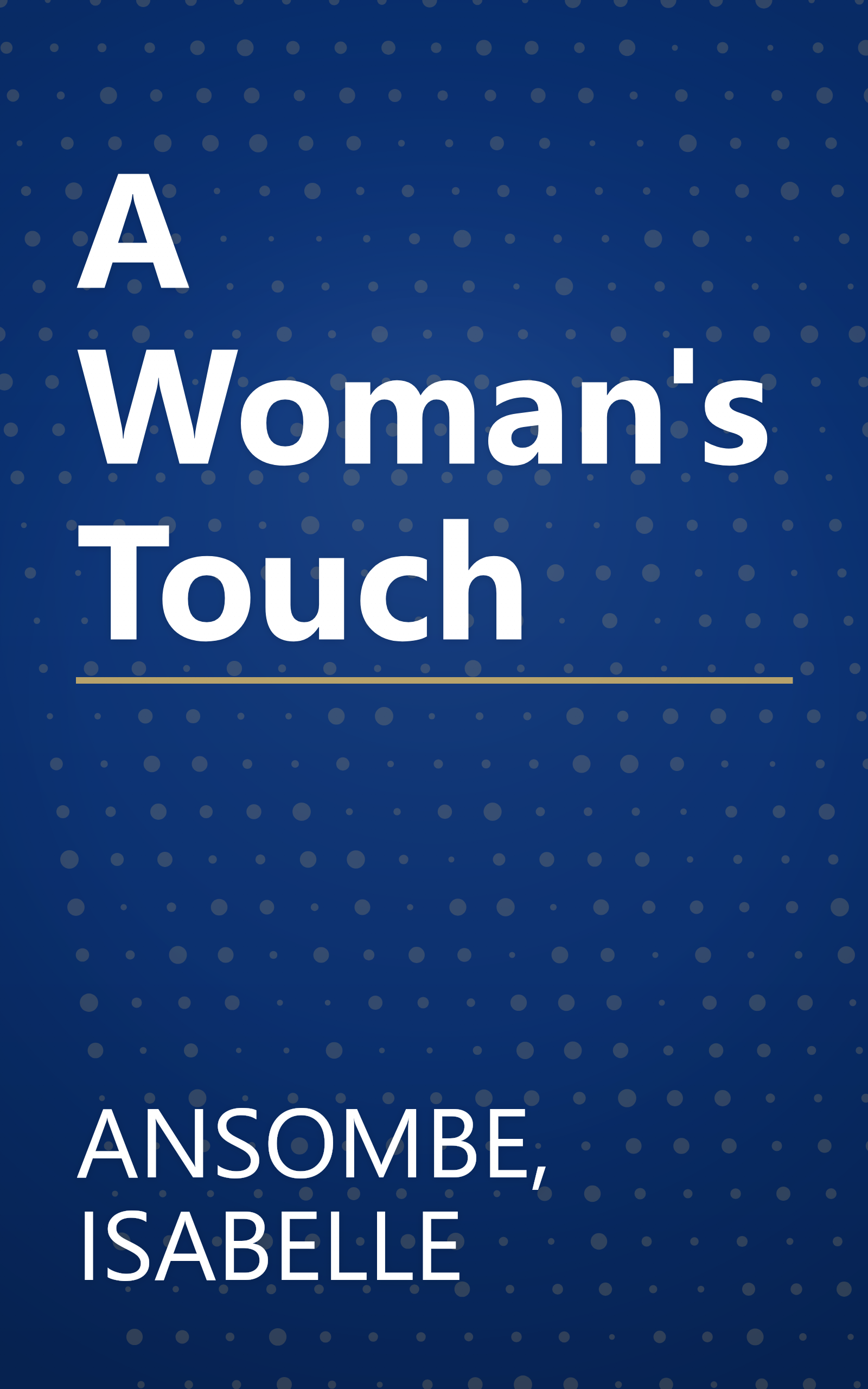 A Woman's Touch book cover