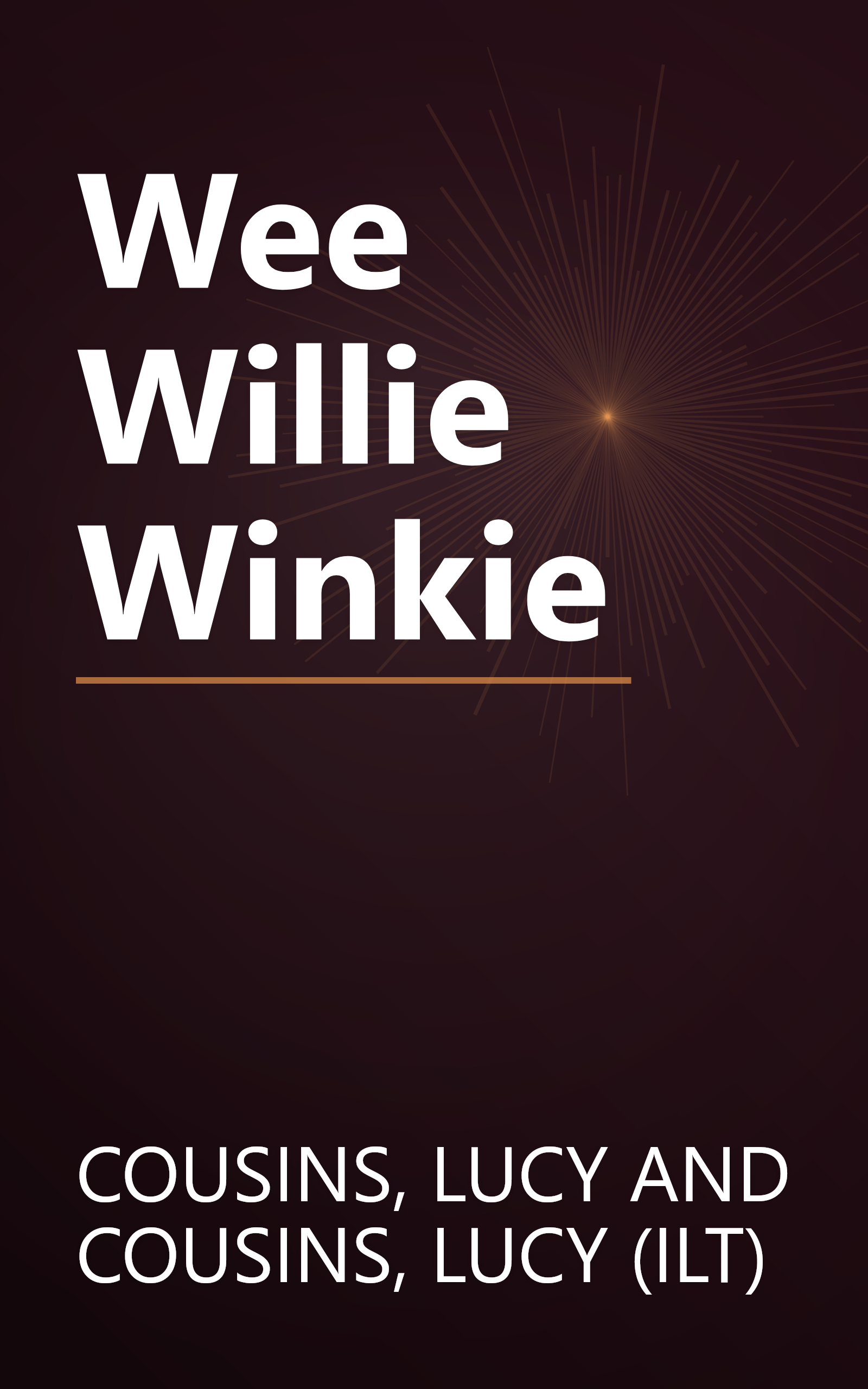 Wee Willie Winkie book cover