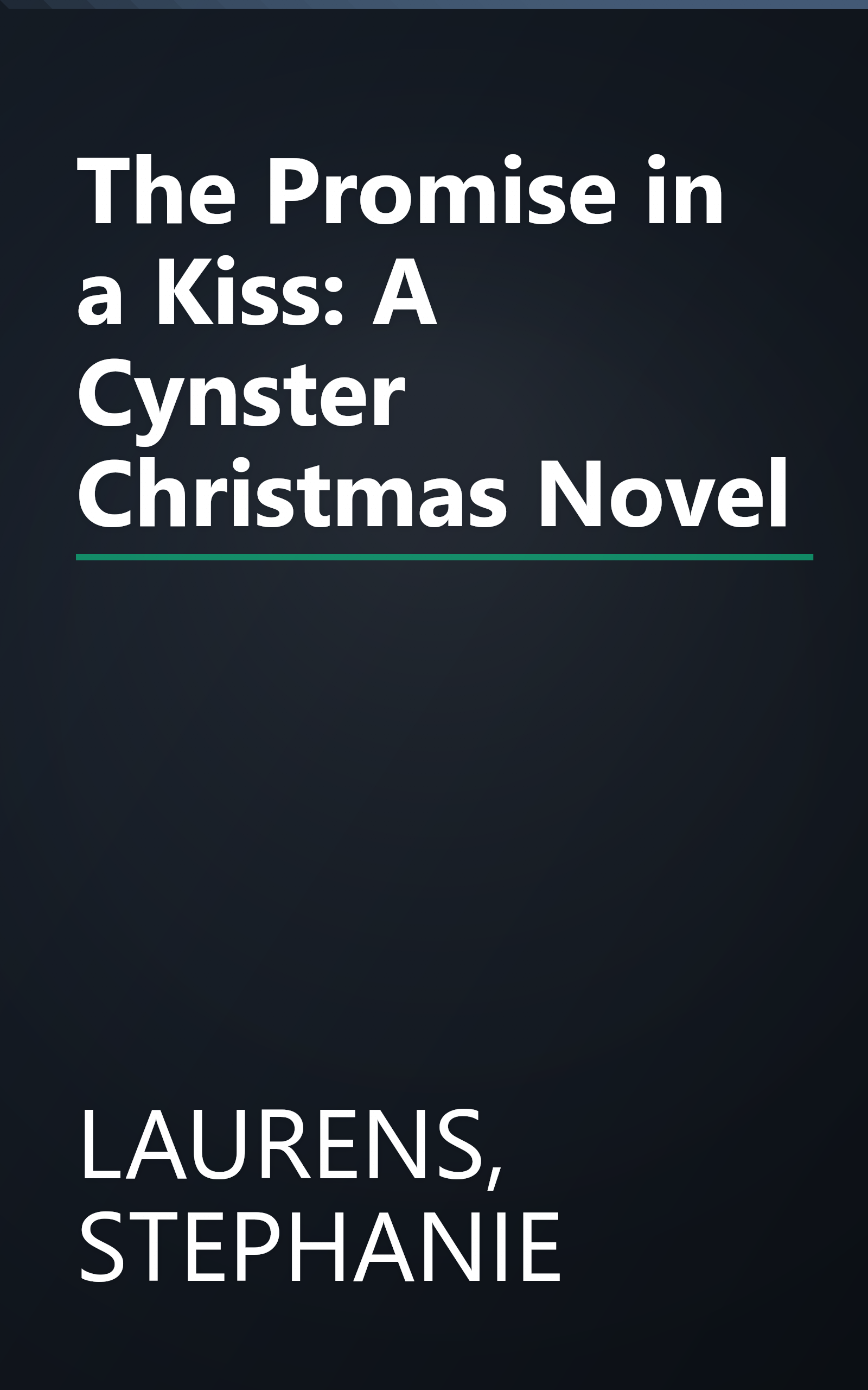 The Promise in a Kiss: A Cynster Christmas Novel book cover