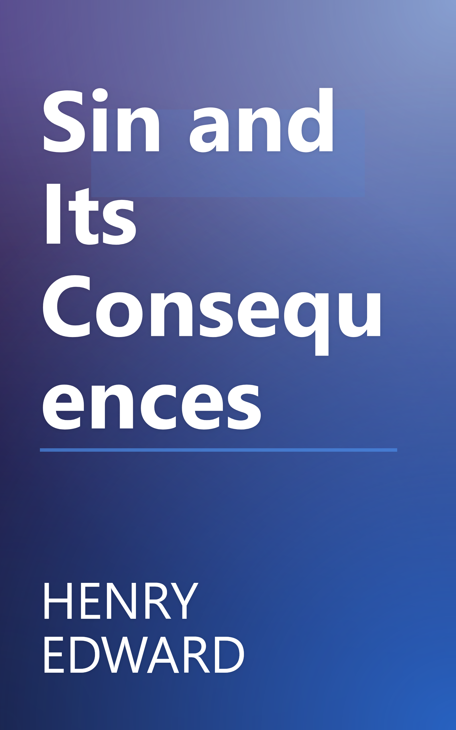 Sin and Its Consequences book cover