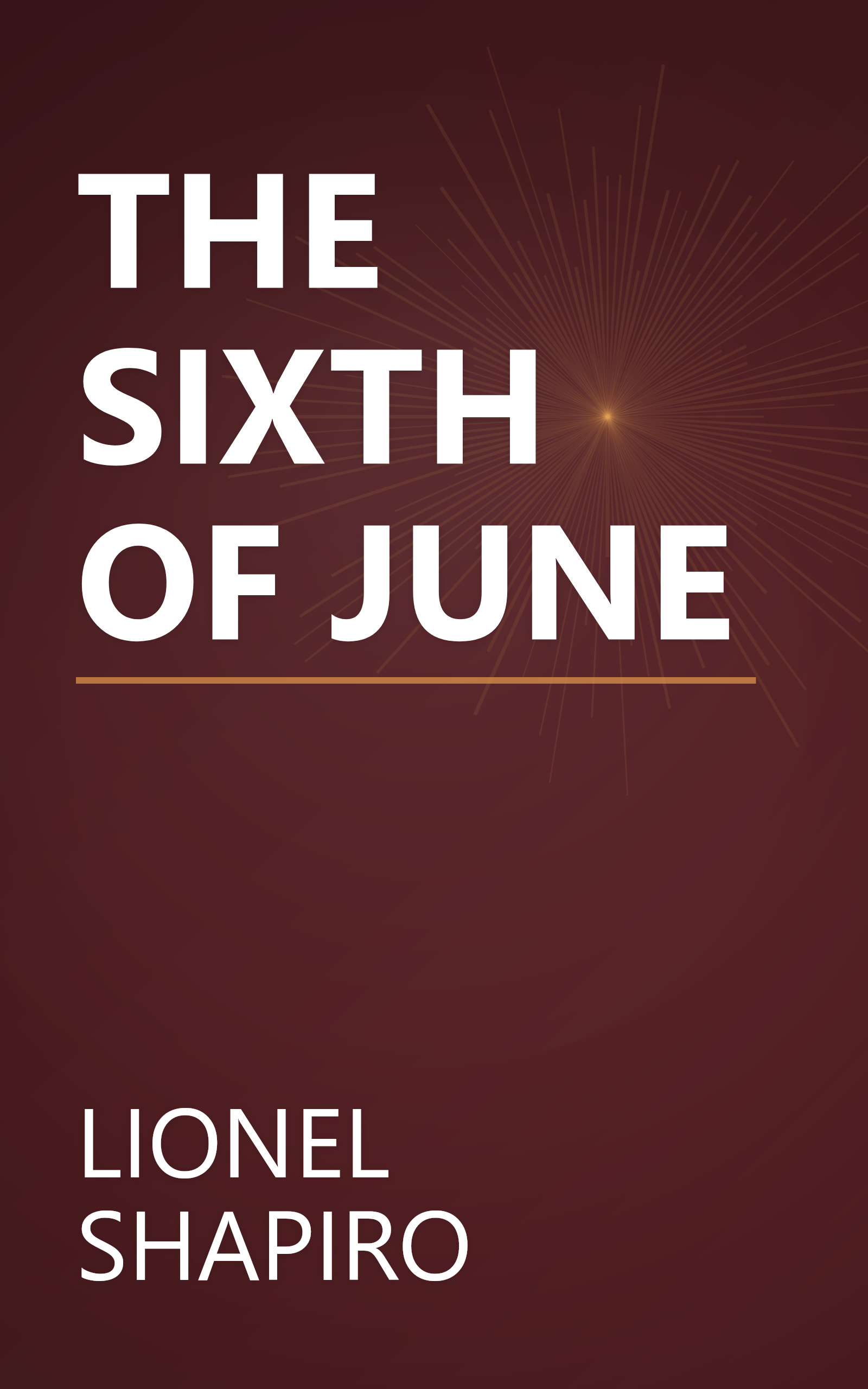 THE SIXTH OF JUNE book cover