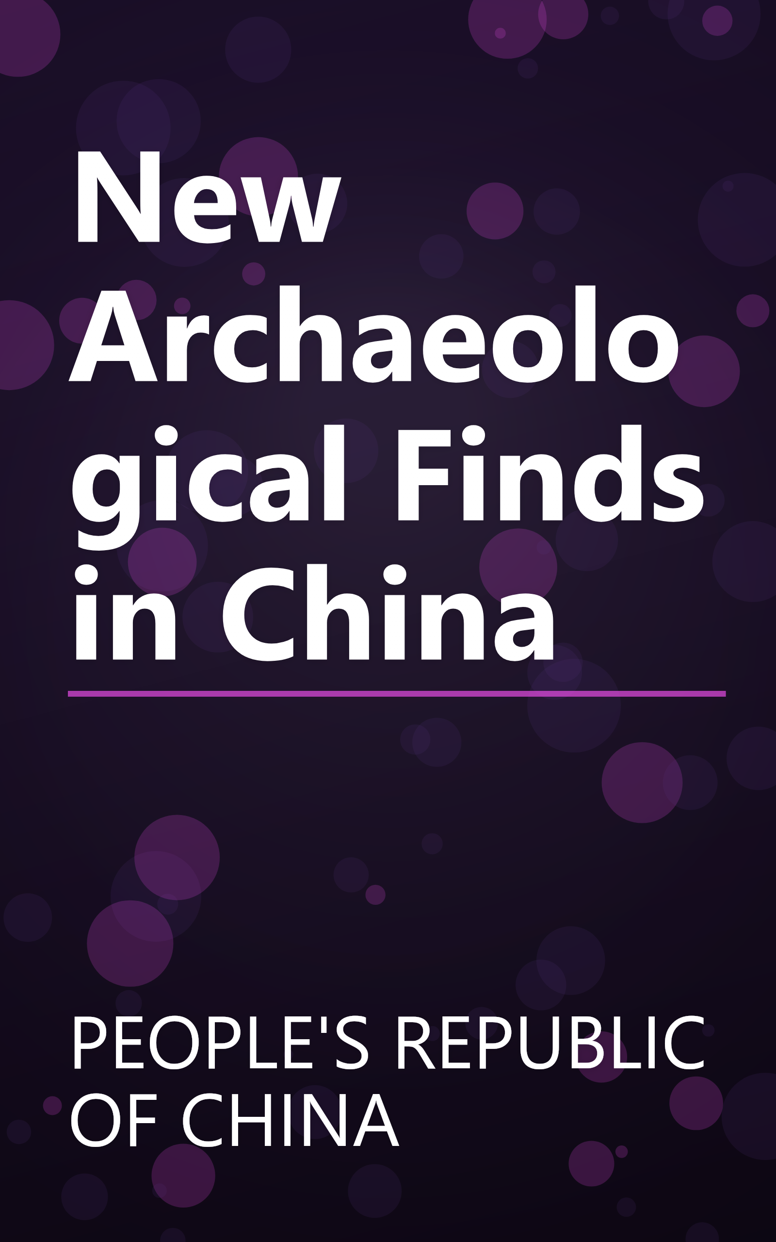 New Archaeological Finds in China book cover