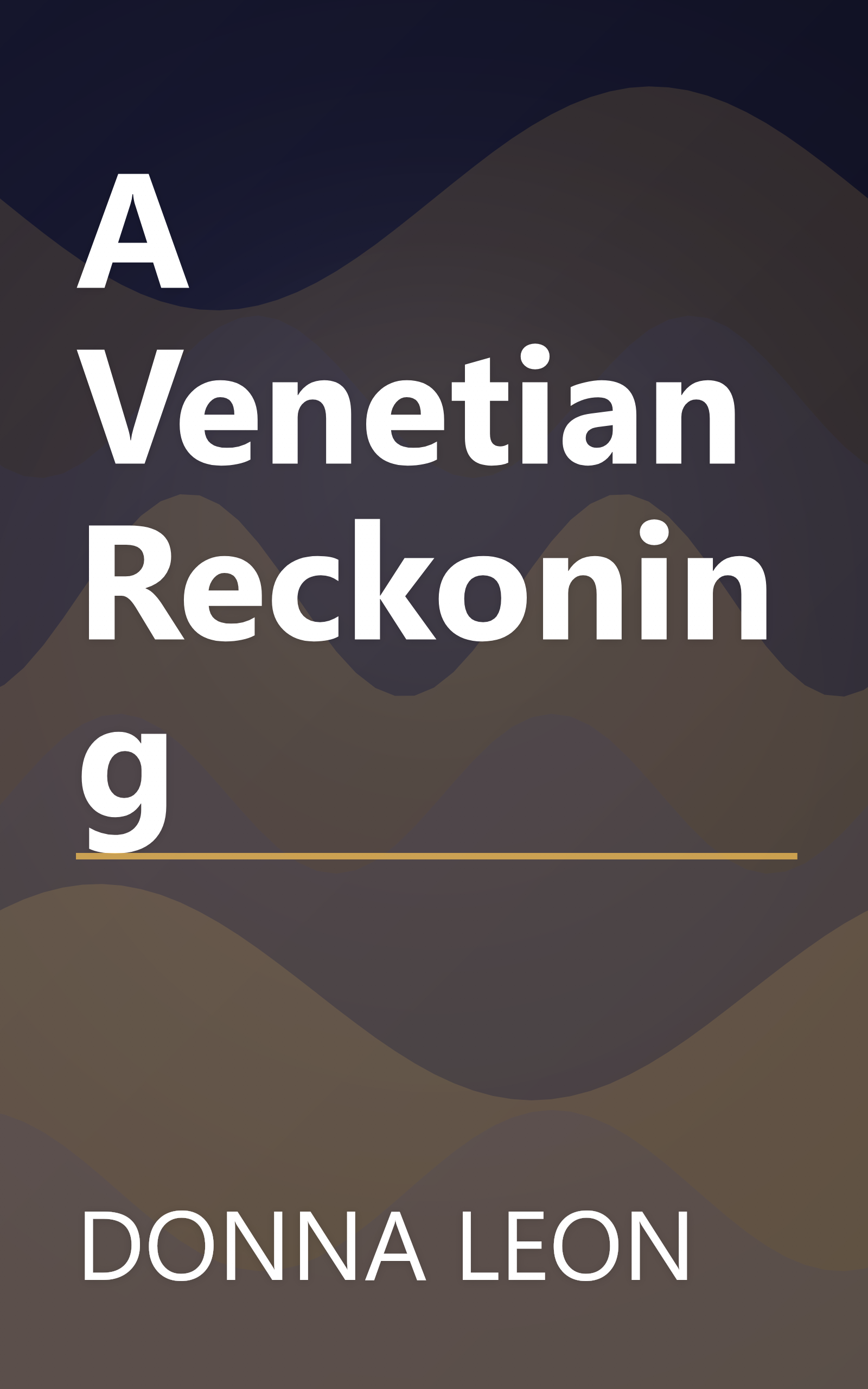 A Venetian Reckoning book cover