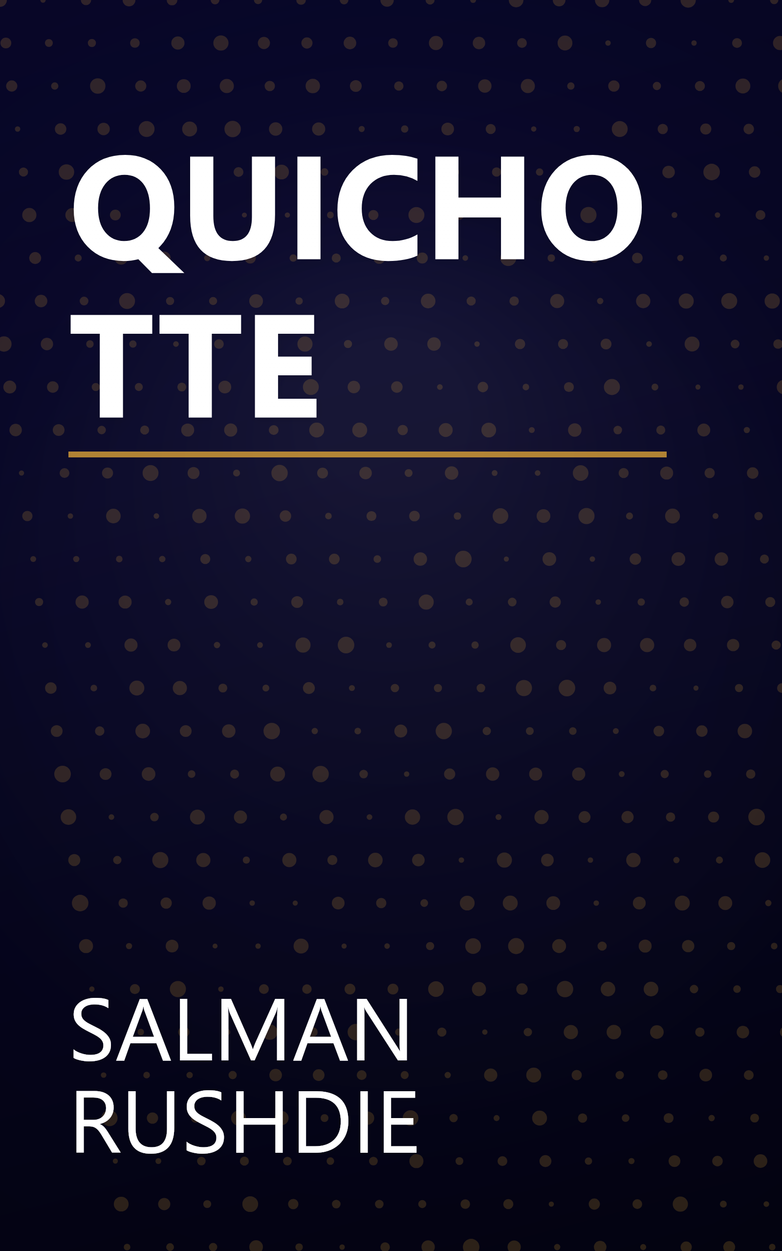 QUICHOTTE book cover