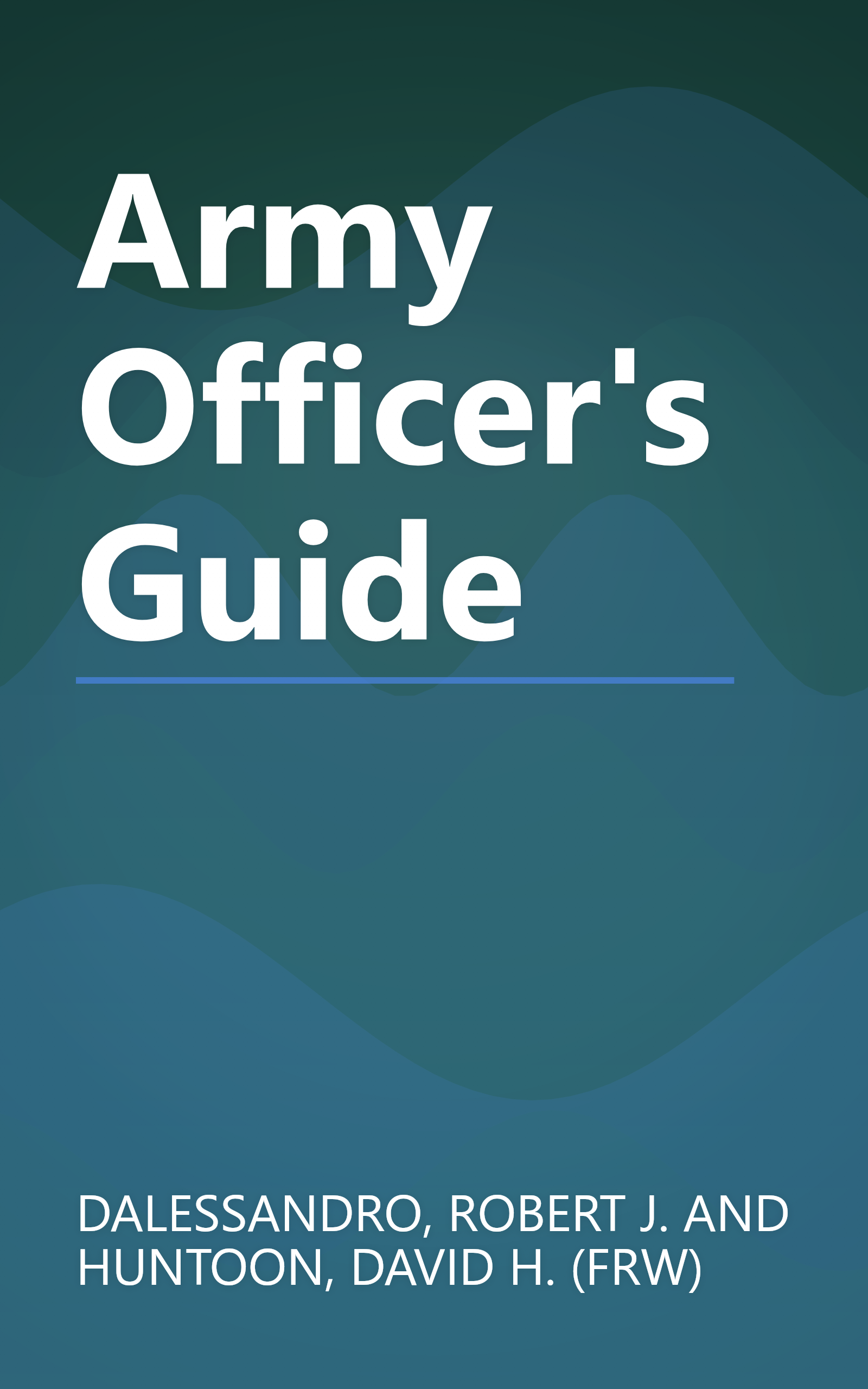Army Officer's Guide book cover