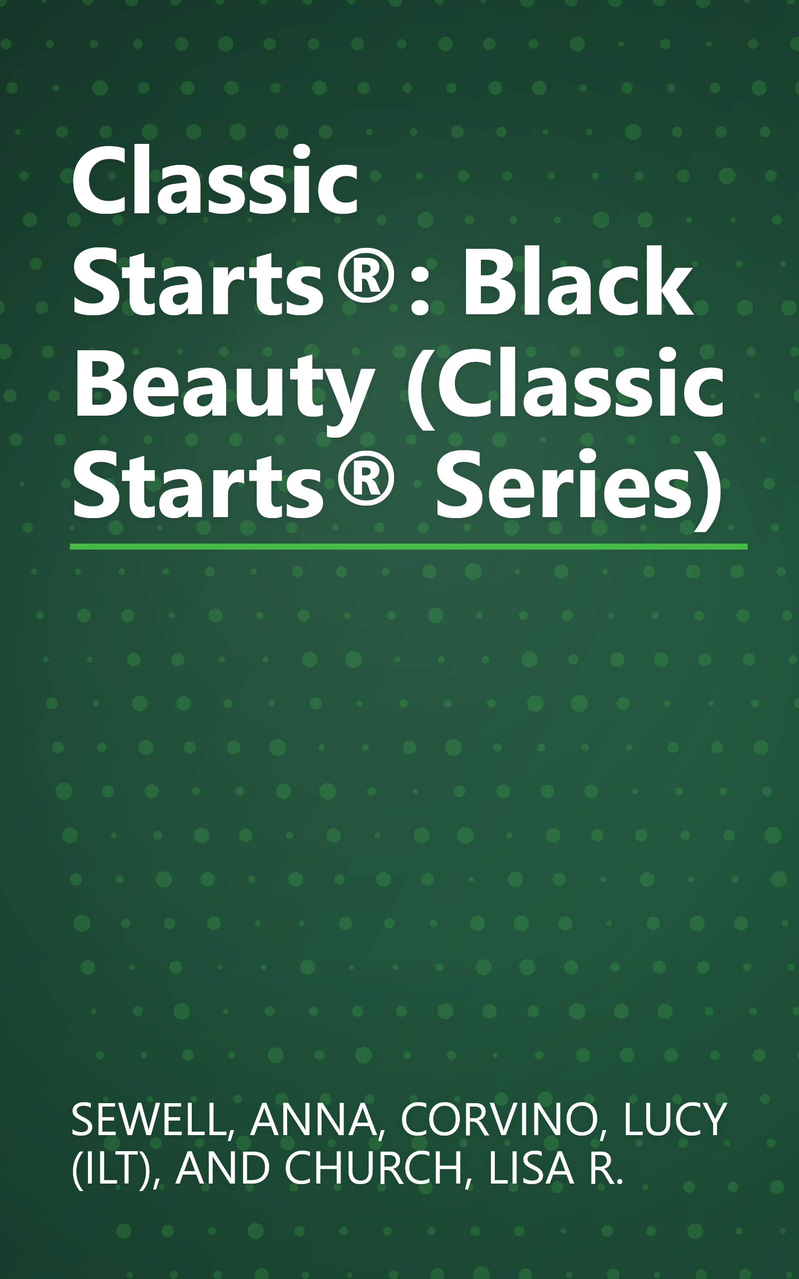 Classic Starts®: Black Beauty (Classic Starts® Series) book cover