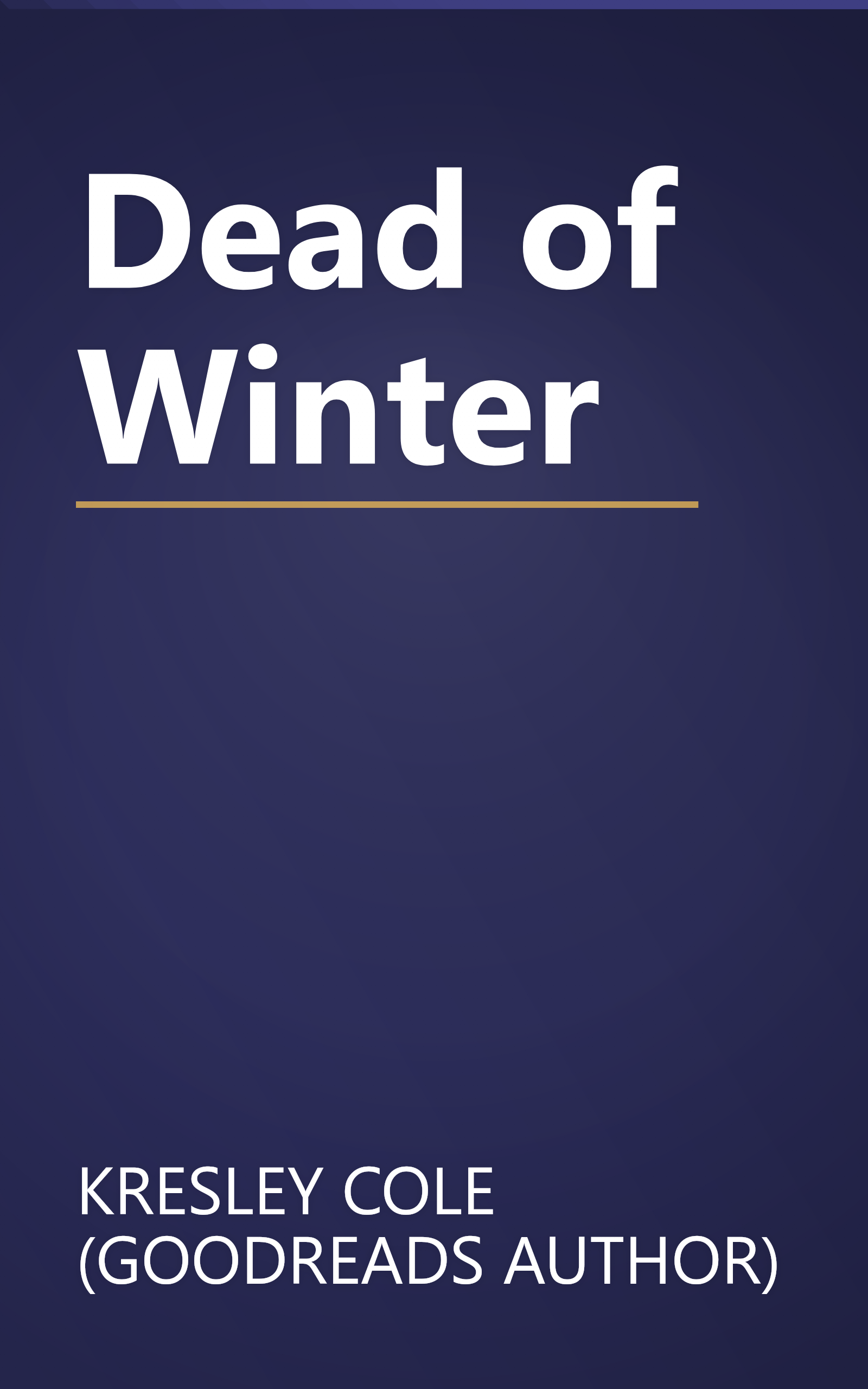 Dead of Winter book cover