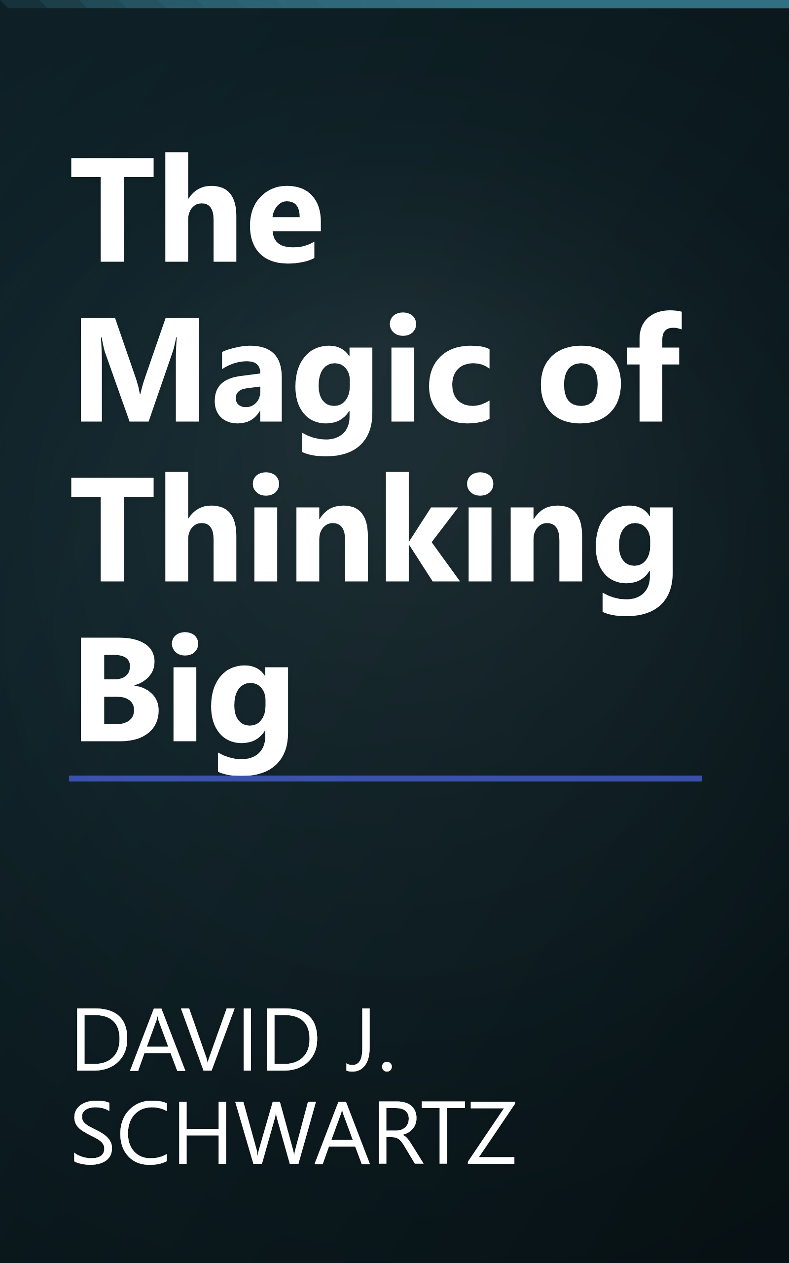 The Magic of Thinking Big book cover
