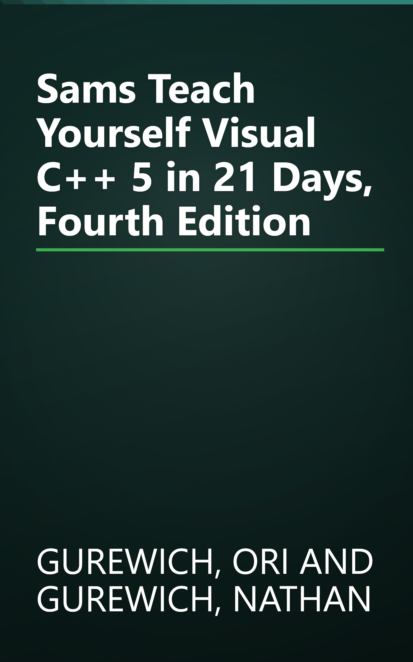 Sams Teach Yourself Visual C++ 5 in 21 Days, Fourth Edition book cover