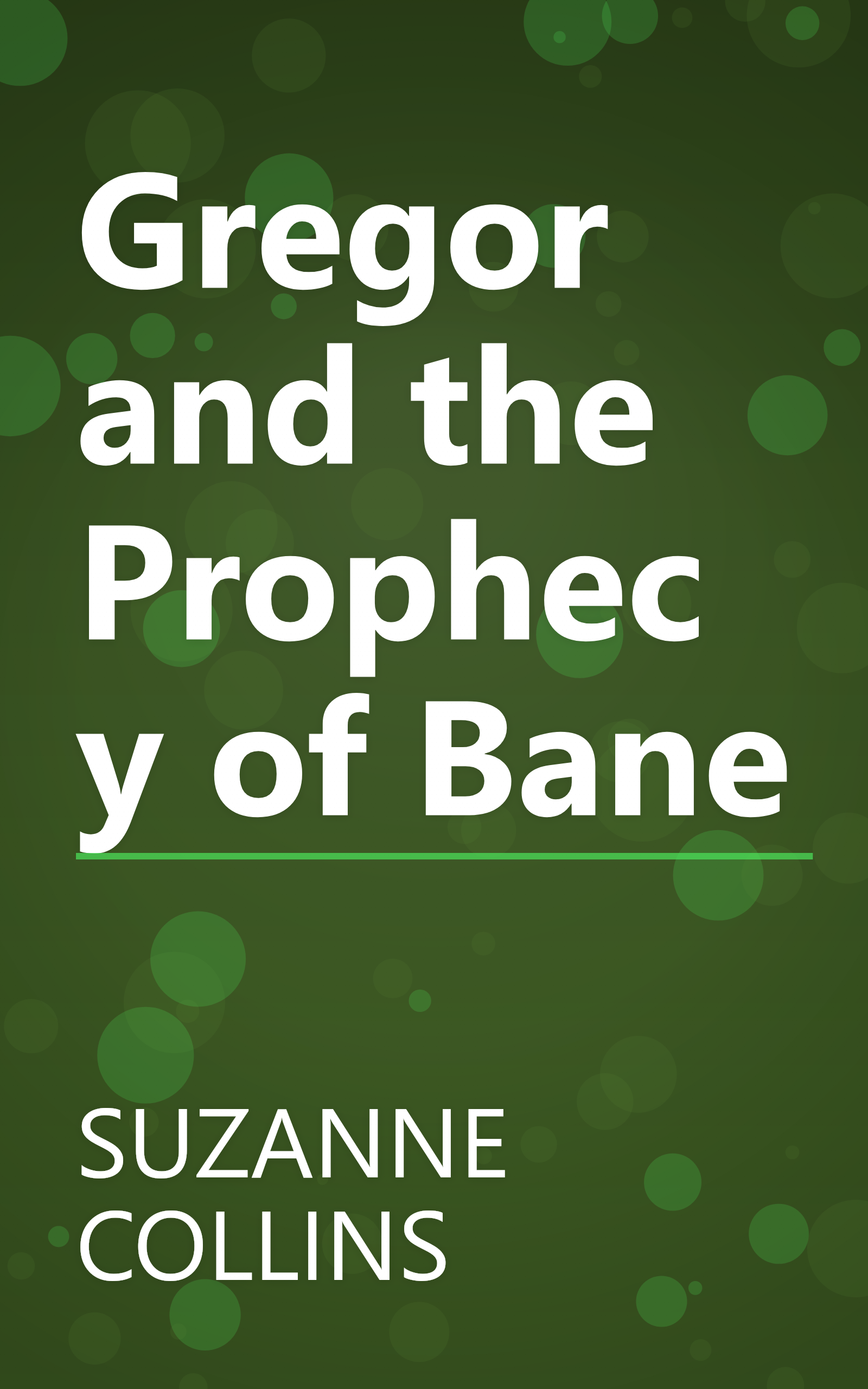 Gregor and the Prophecy of Bane book cover