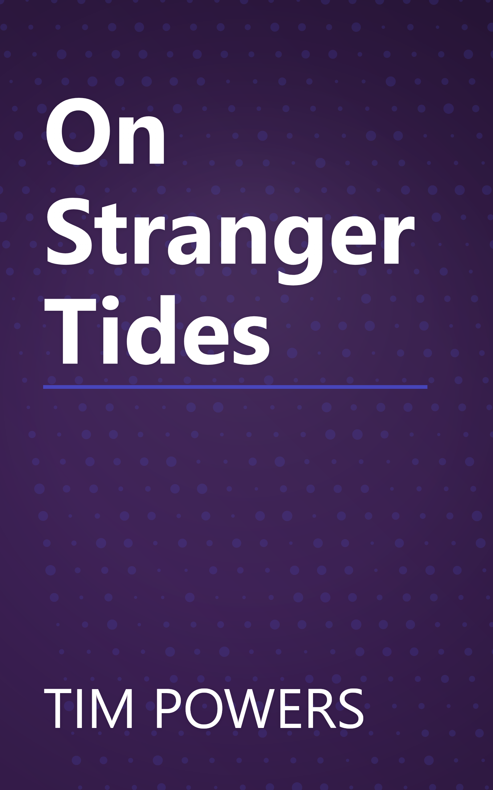 On Stranger Tides book cover