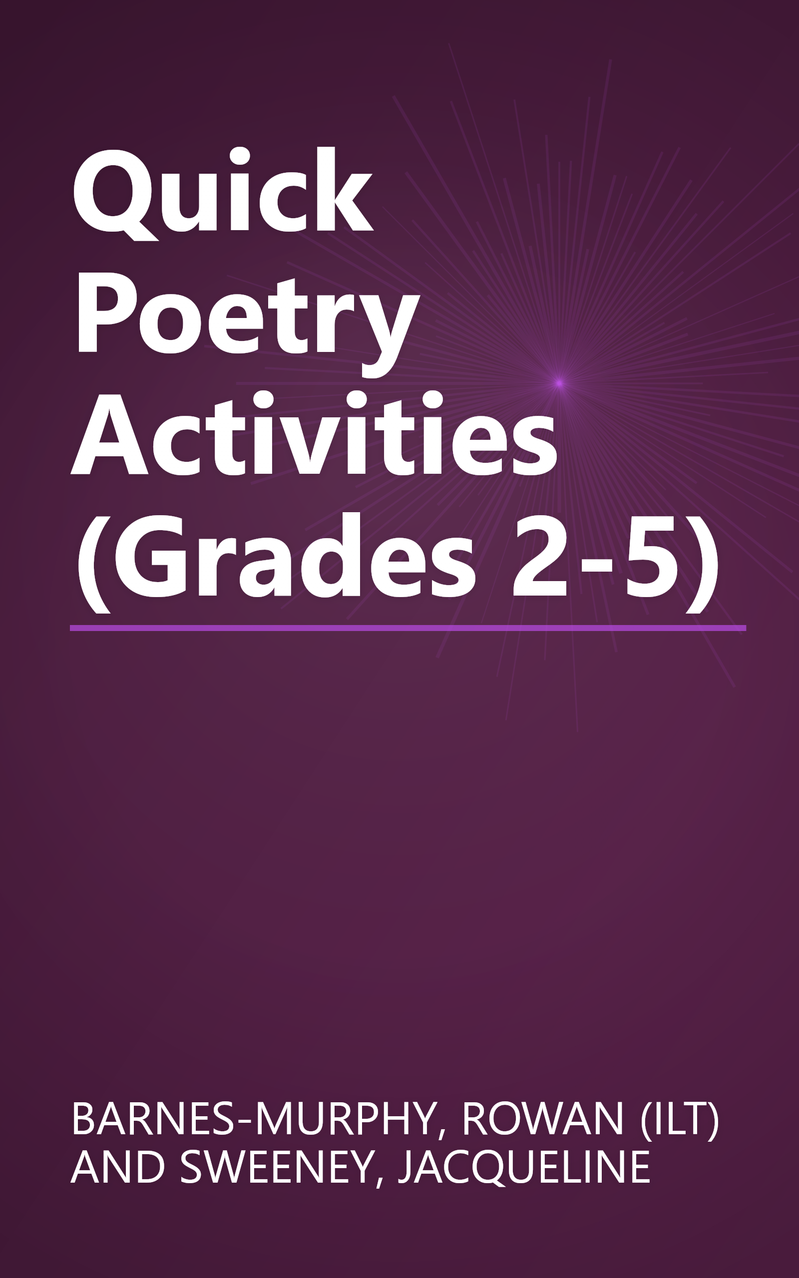 Quick Poetry Activities (Grades 2-5) book cover