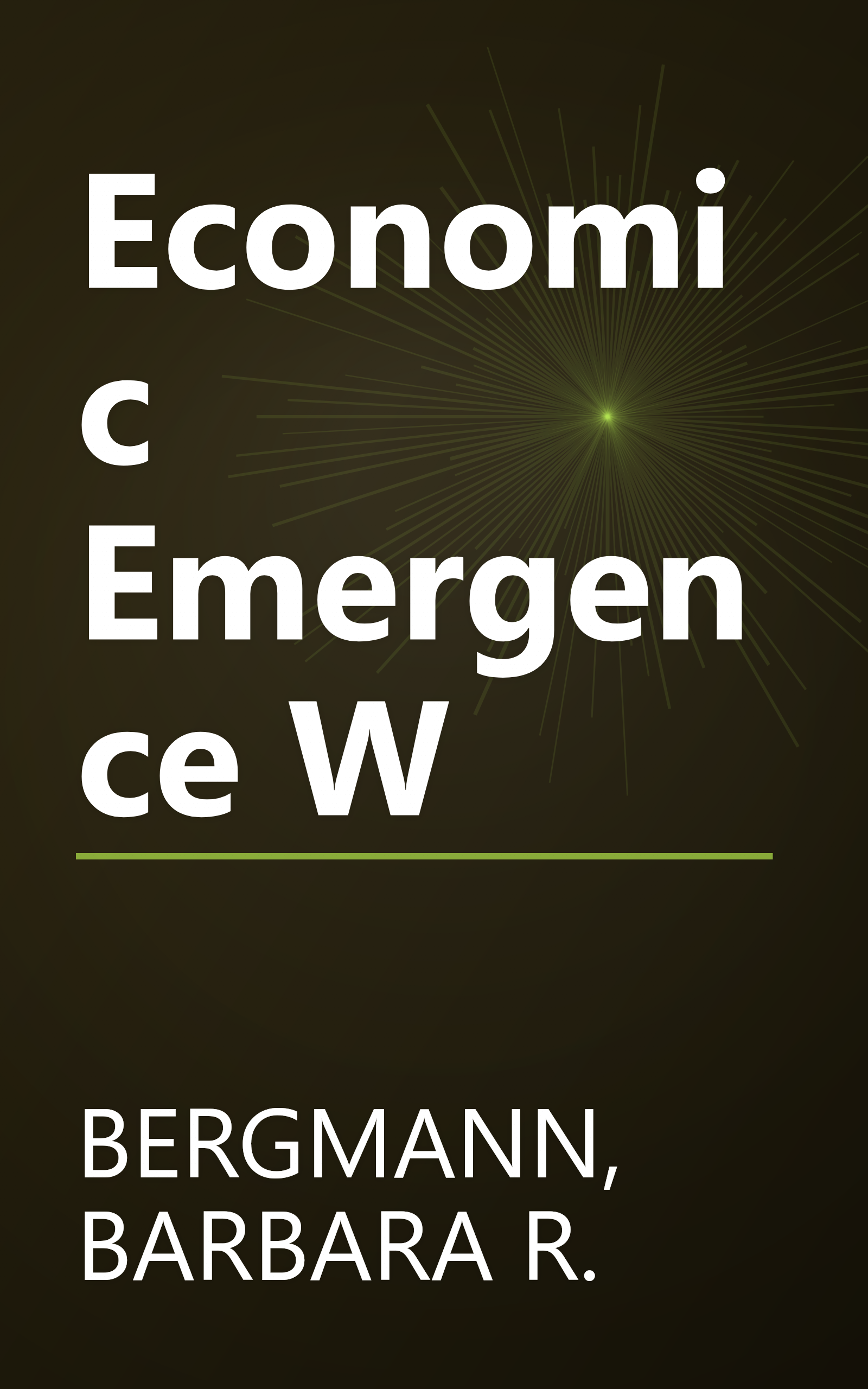 Economic Emergence W book cover
