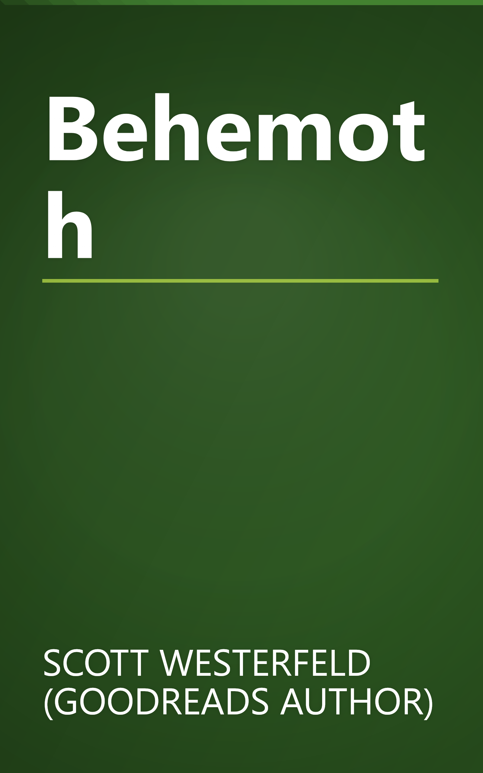 Behemoth book cover
