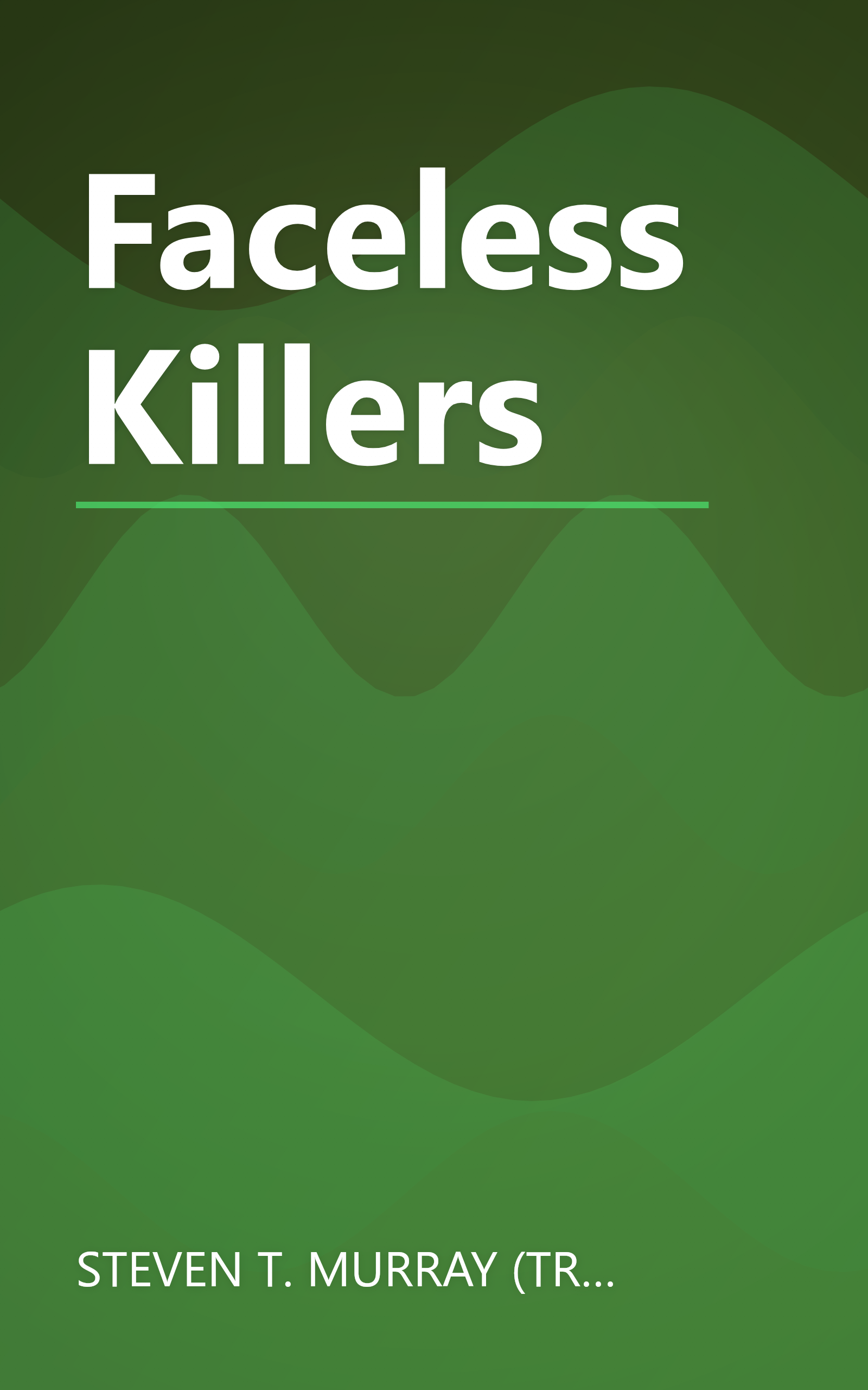 Faceless Killers book cover