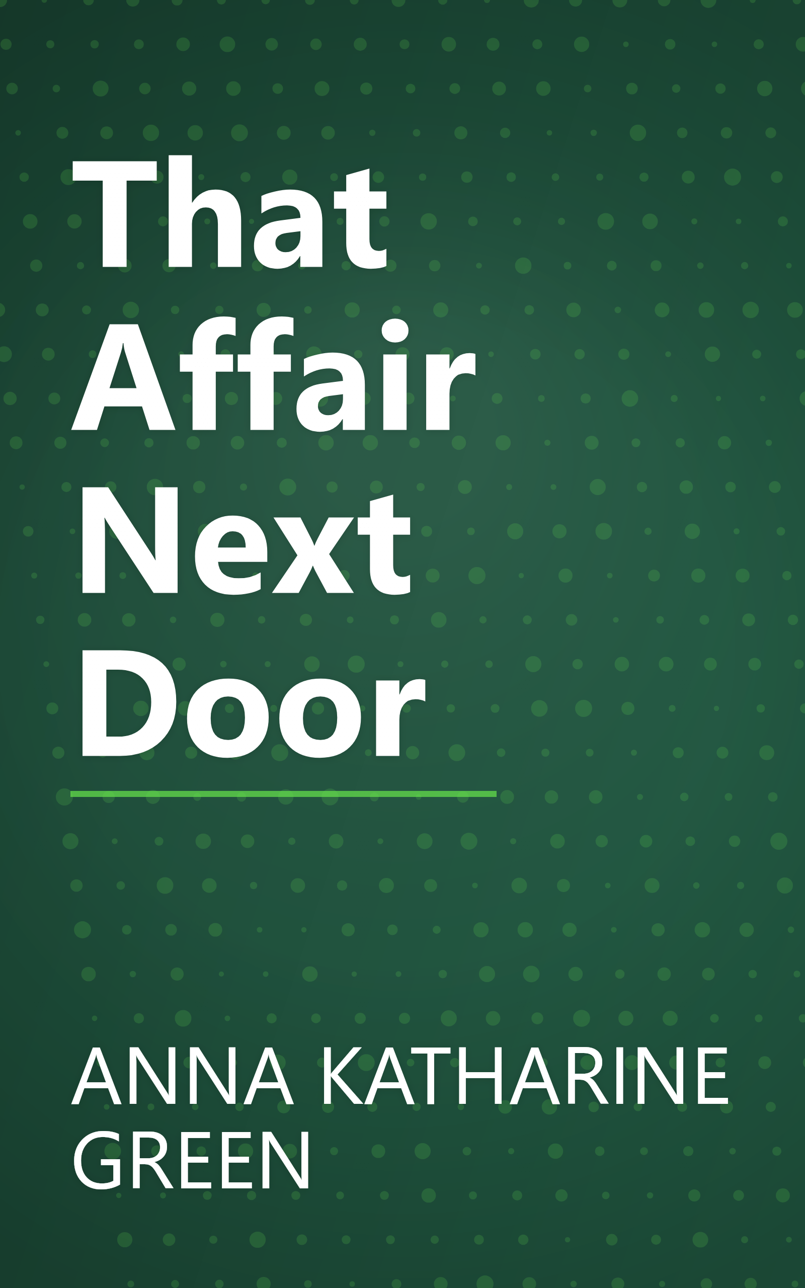 That Affair Next Door book cover