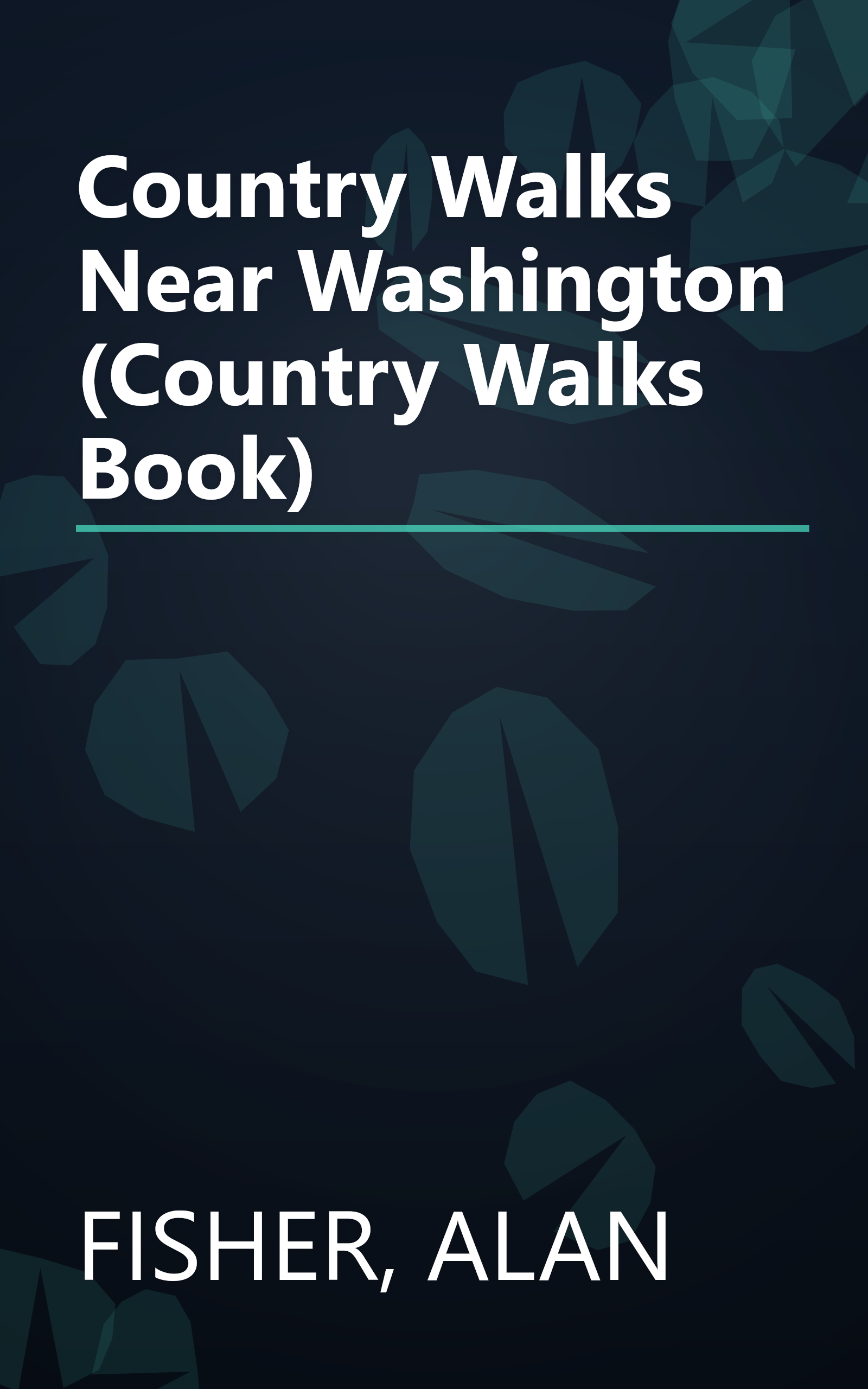 Country Walks Near Washington (Country Walks Book) book cover
