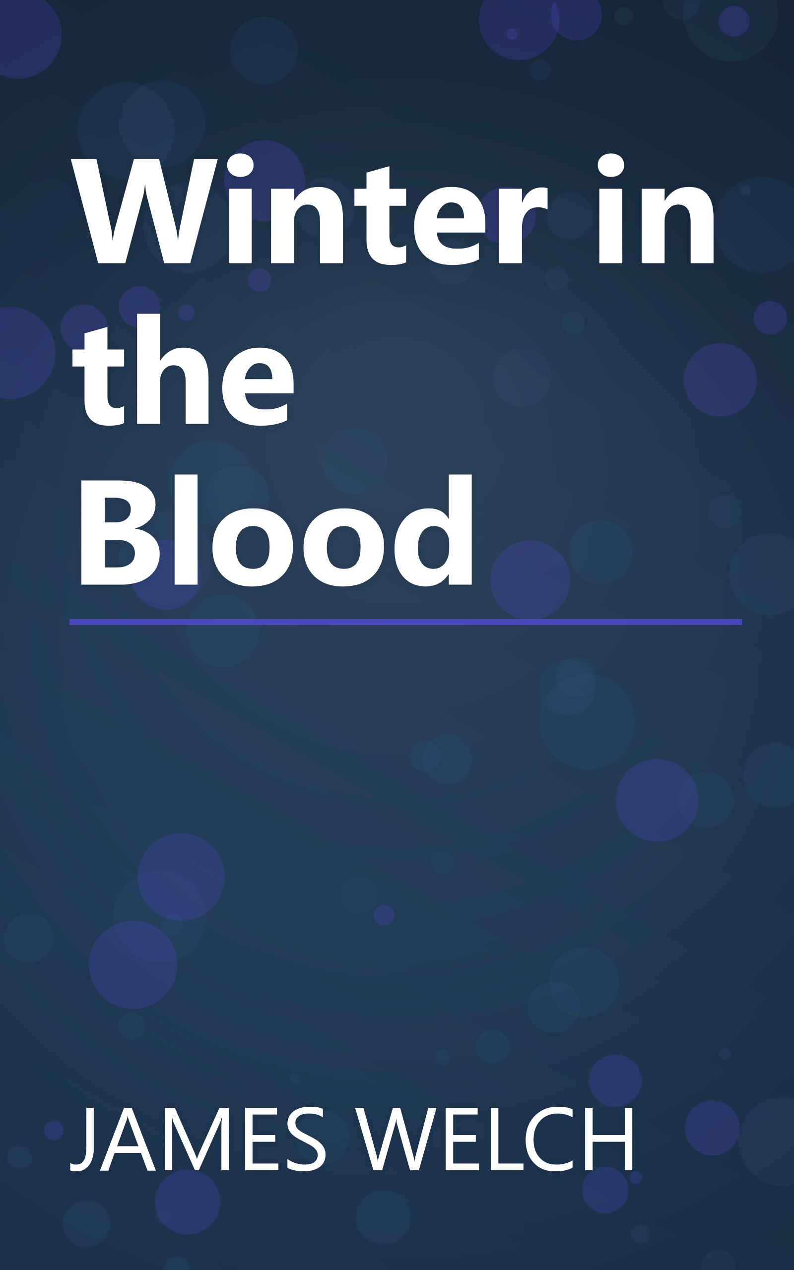 Winter in the Blood book cover